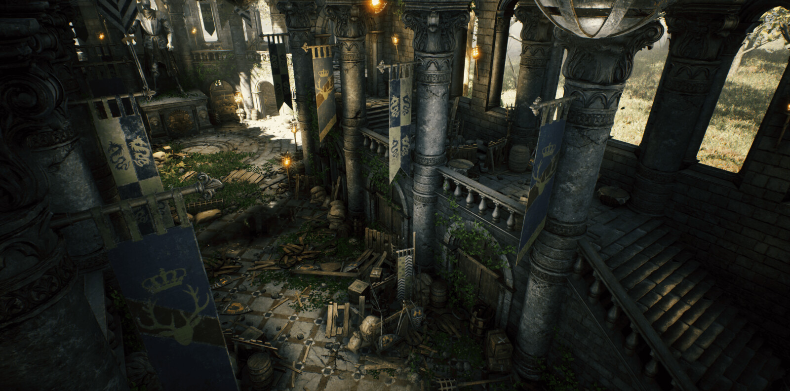 Da_jeong - FOR HONOR Cathedral Map Fan Art / 3D Environment Art