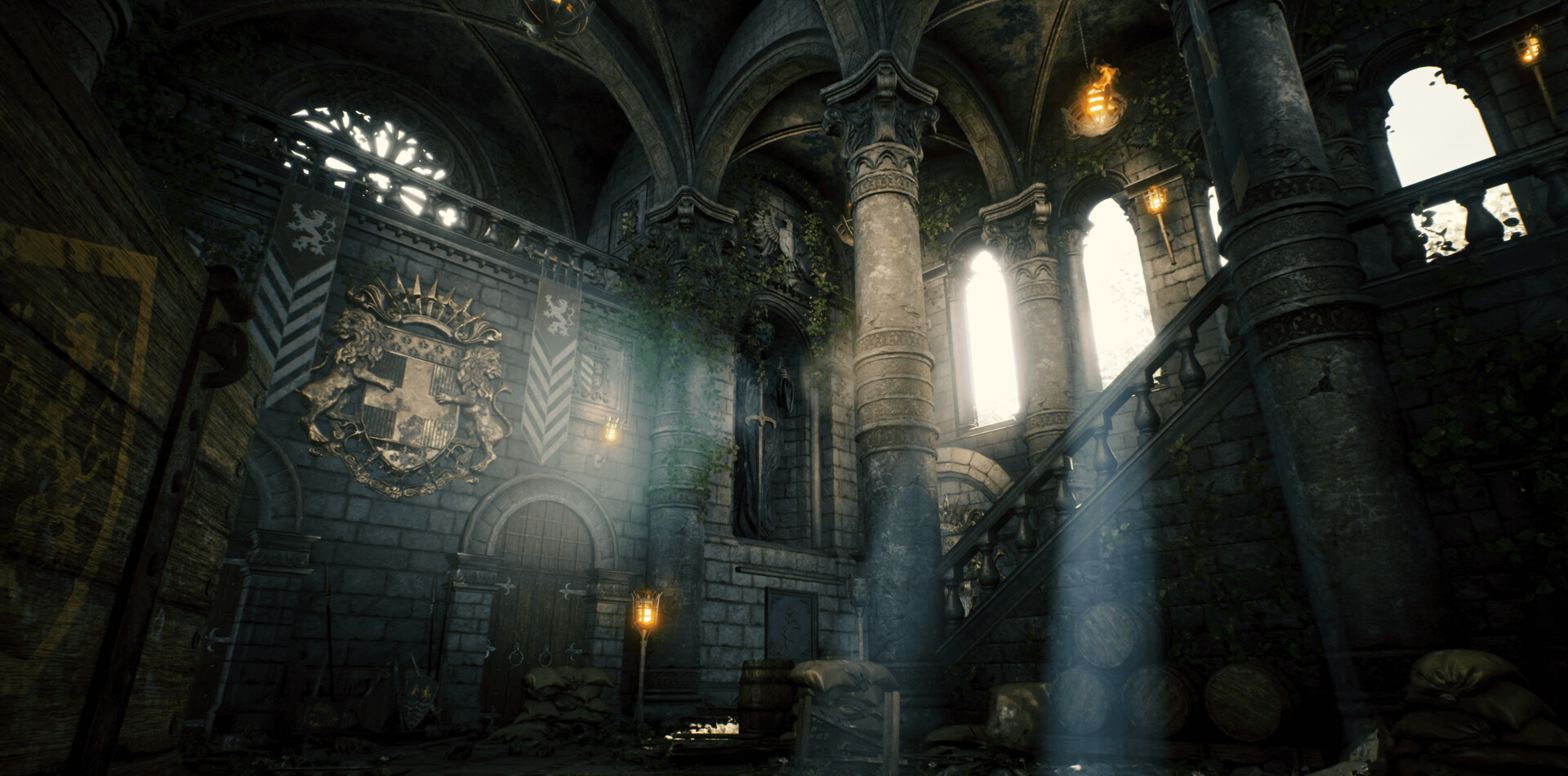 Da_jeong - FOR HONOR Cathedral Map Fan Art / 3D Environment Art