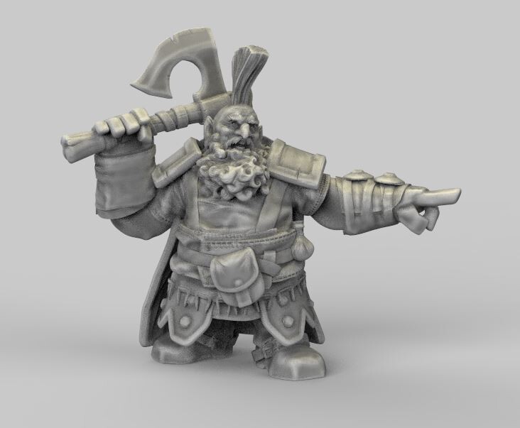 ArtStation - Dwarf Leader
