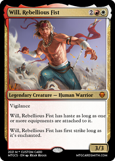 Ryan Riggs - Will, Rebellious Fist