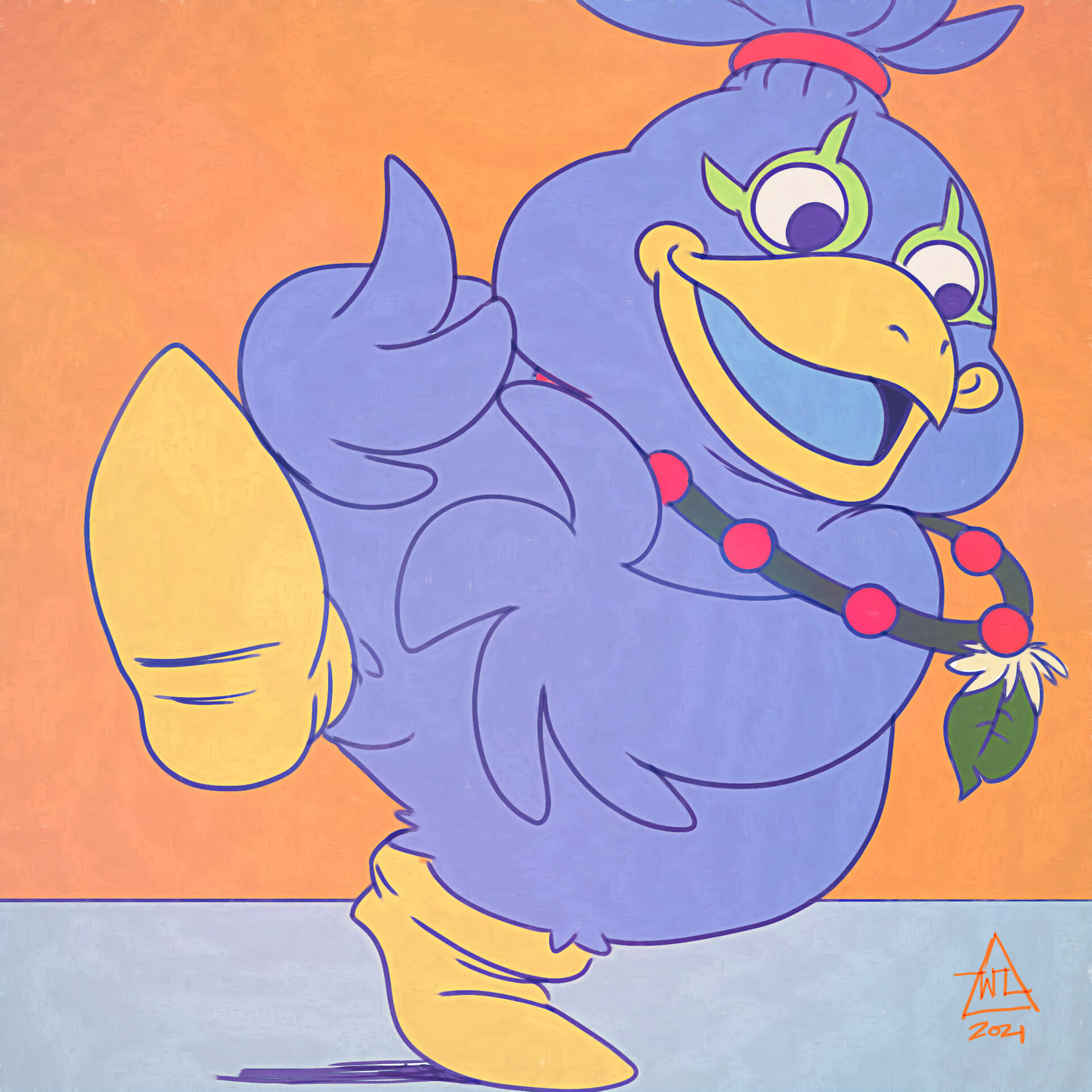 ArtStation - Day 167 - Funky Bird