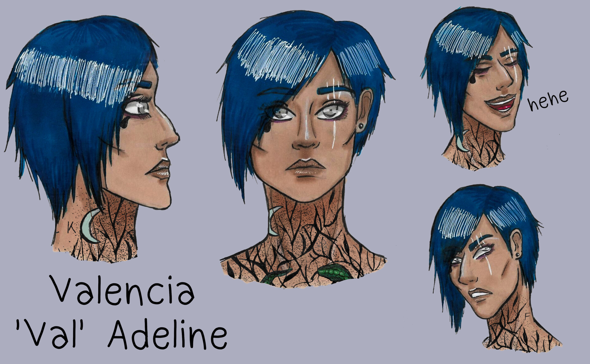 ArtStation - 'Angelos' Concept Art - Val + tattoo project