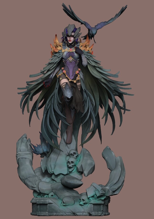 Levan patsatsiya - Raven. Daughter of Trigon