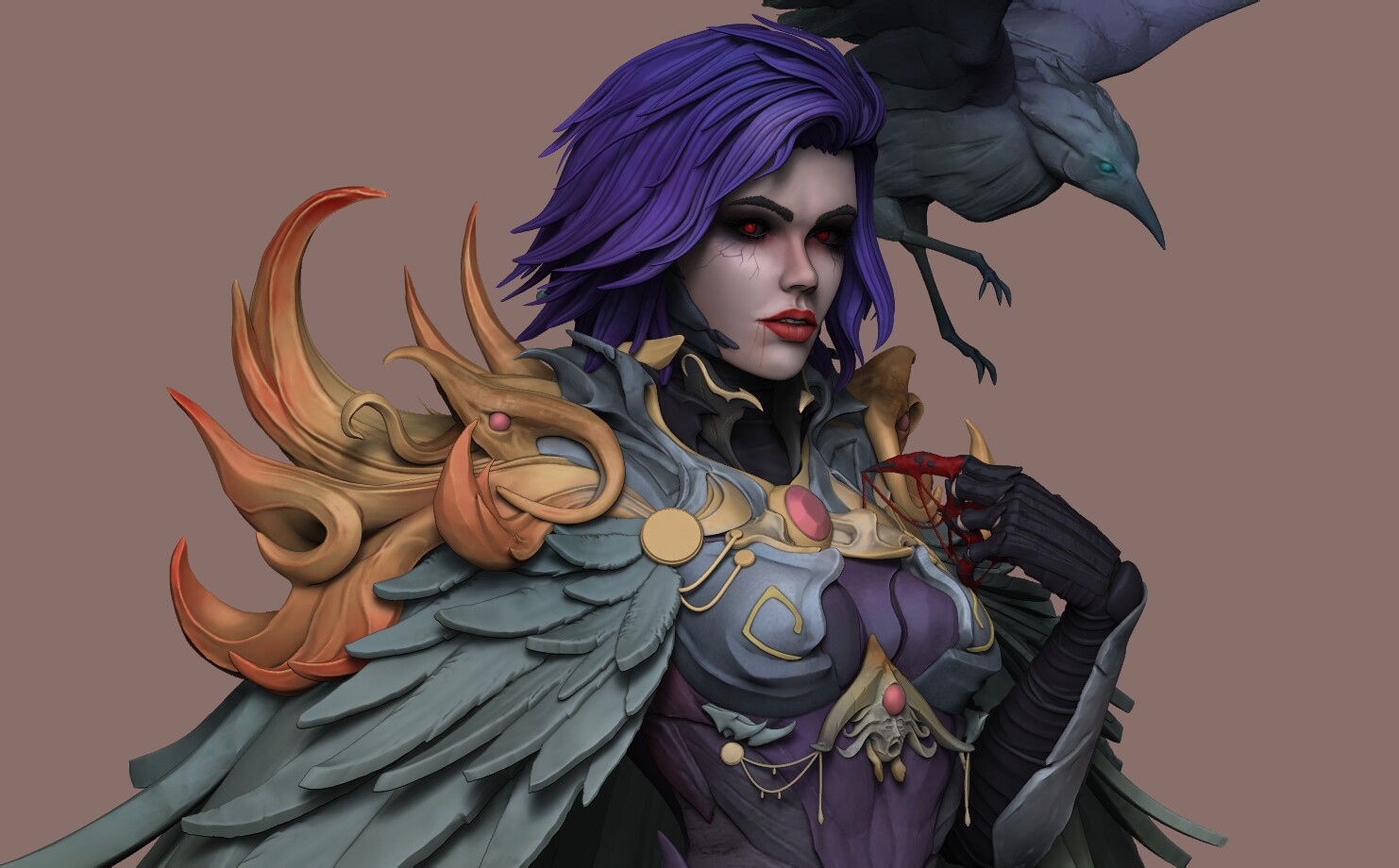 Levan patsatsiya - Raven. Daughter of Trigon