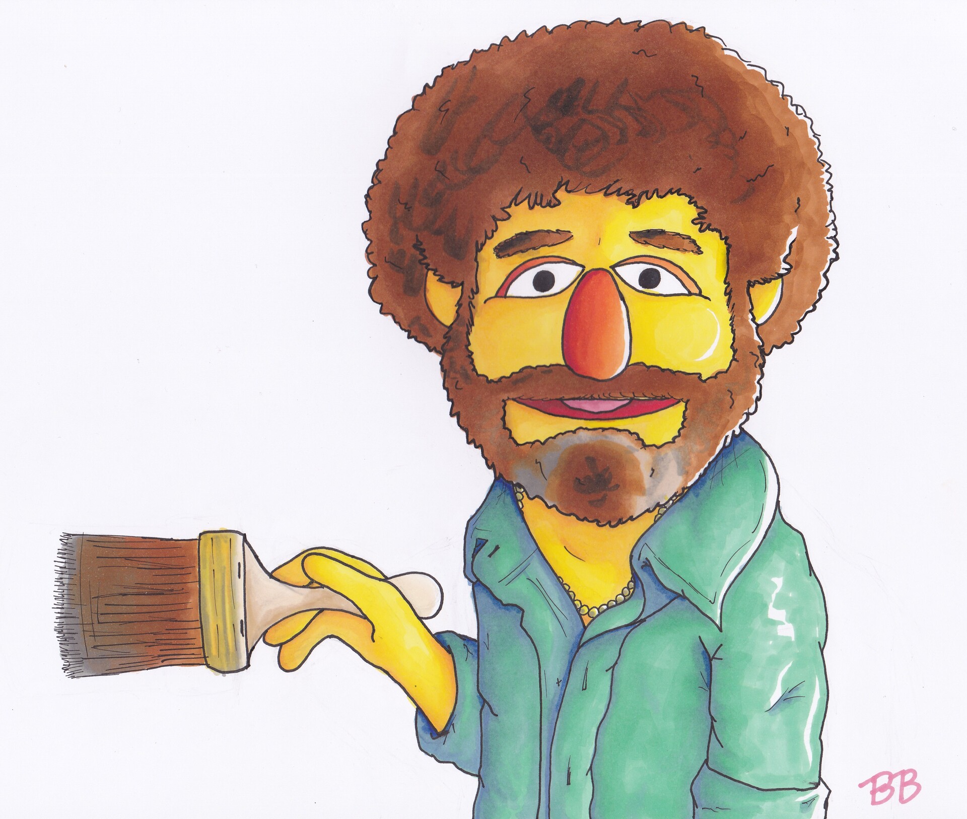 ArtStation - Muppet Bob Ross (2018)