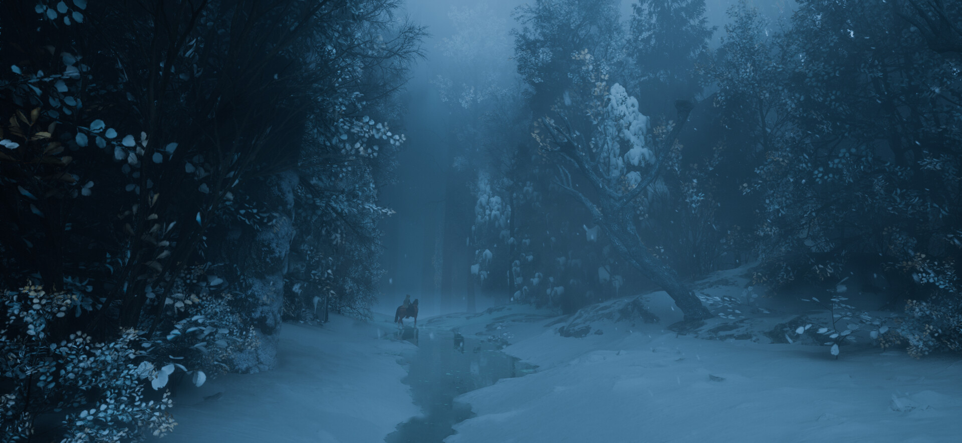 ArtStation - Blue forest