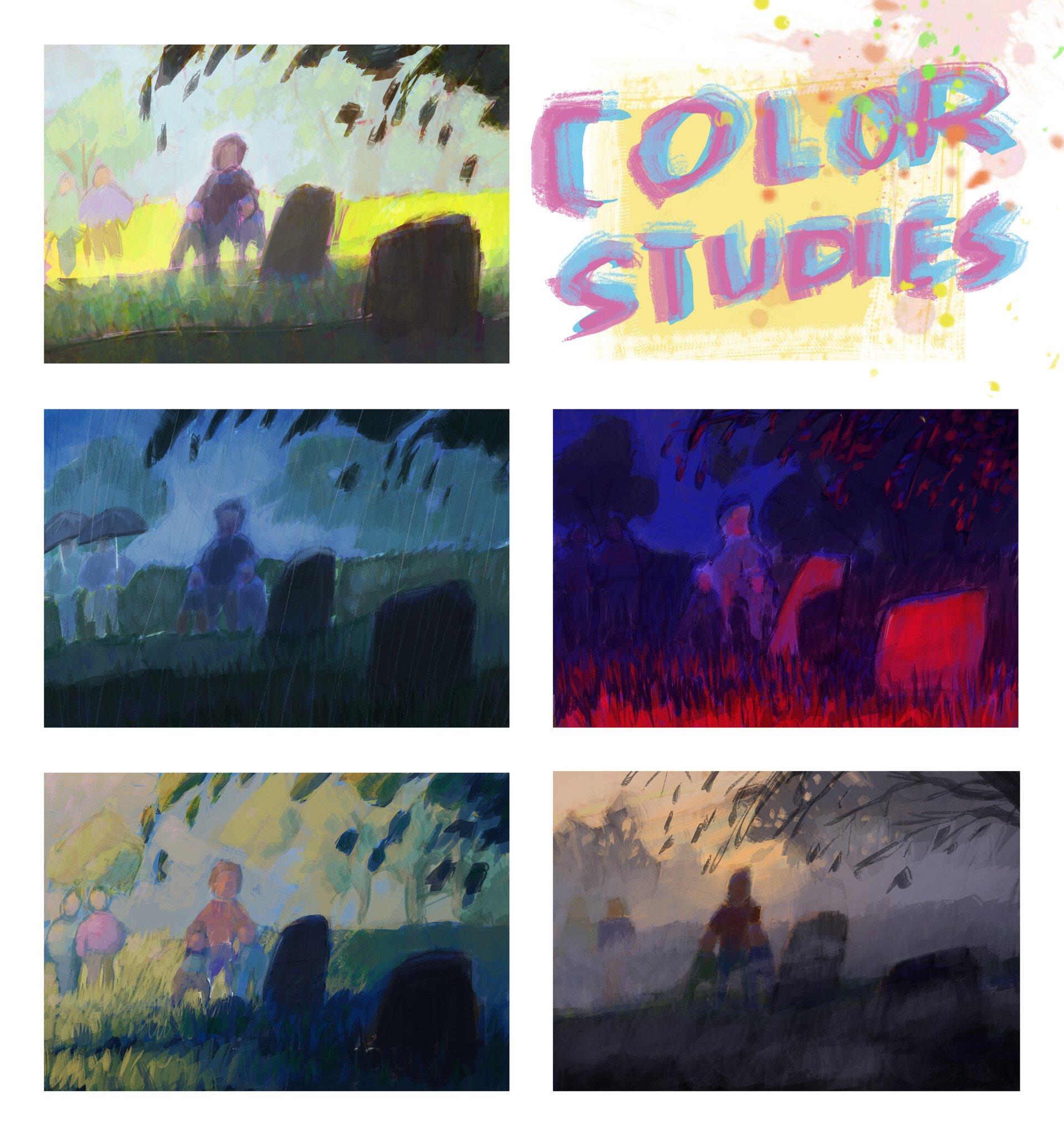 ArtStation - Colour studies
