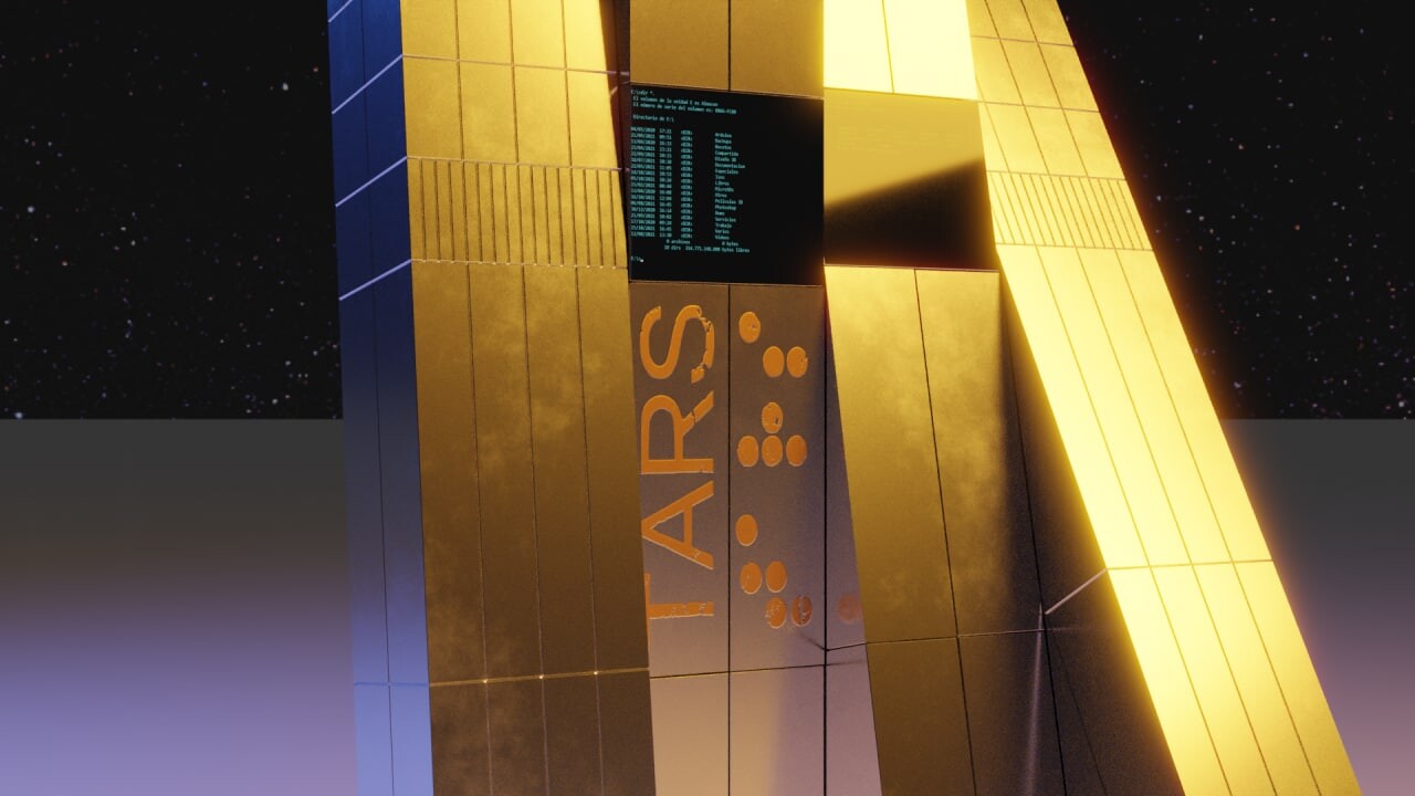 ArtStation - Tars (Interstellar)