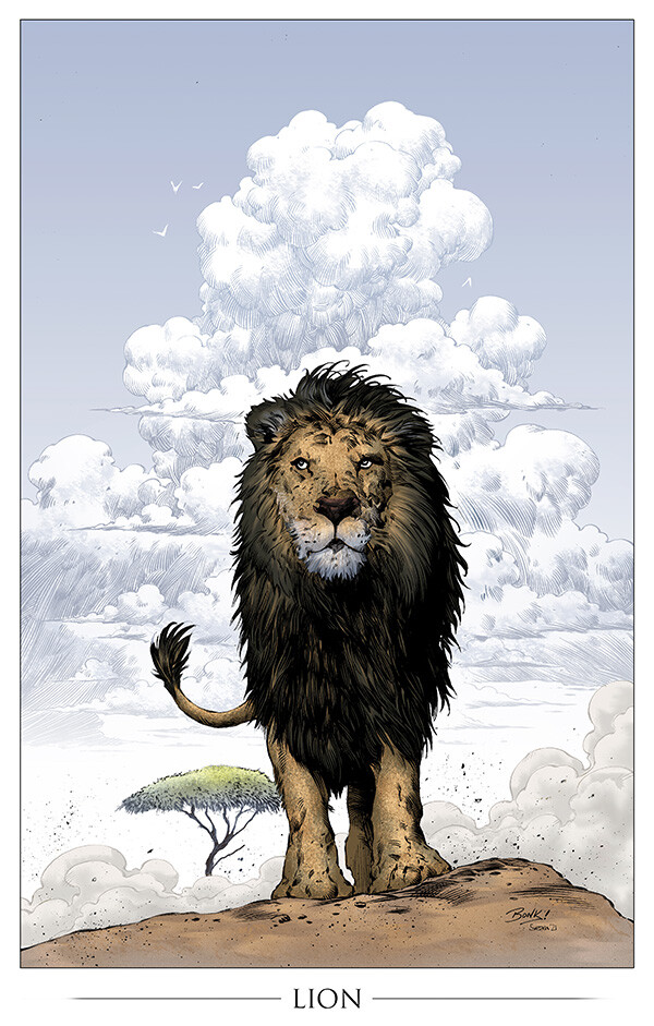 ArtStation - Clyde the Lion