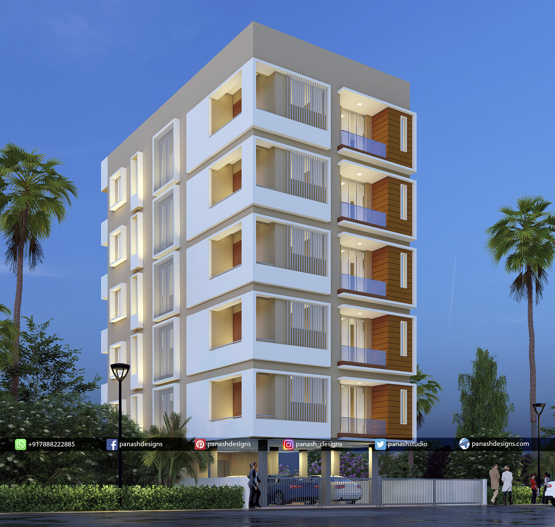 Apartment Building Design In 3d