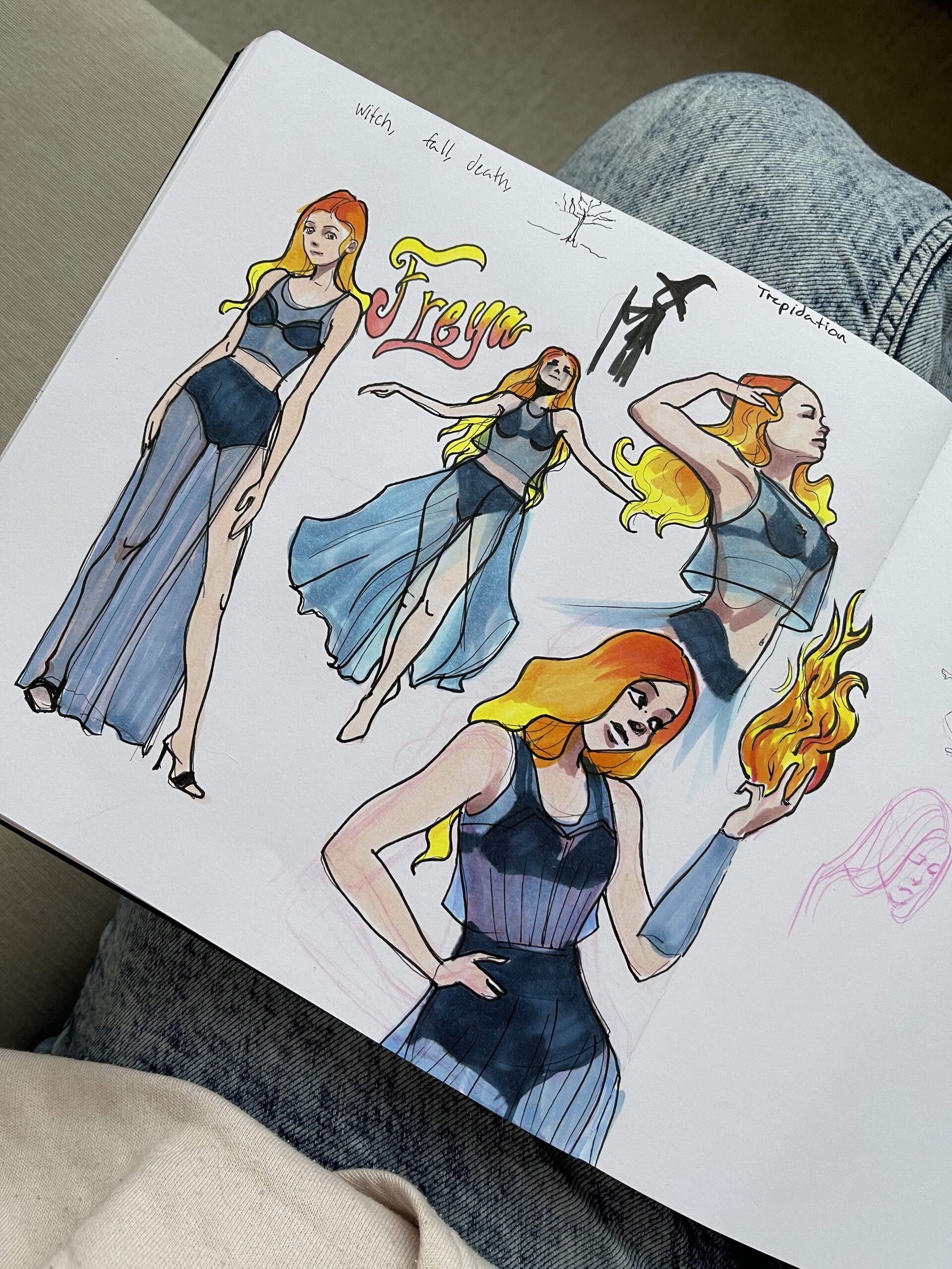 ArtStation - Freya Fire Witch