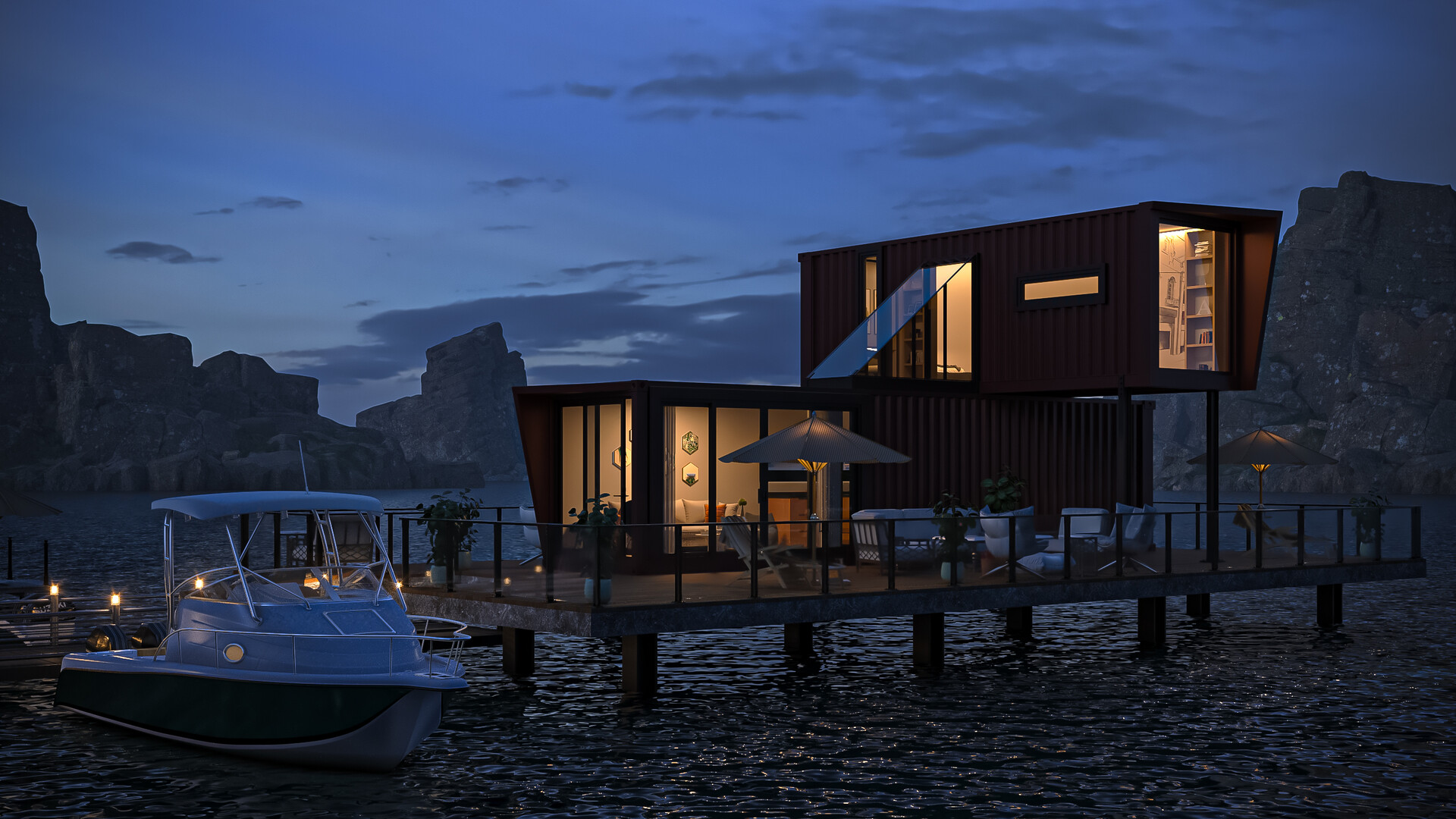 ArtStation - Container Marine House