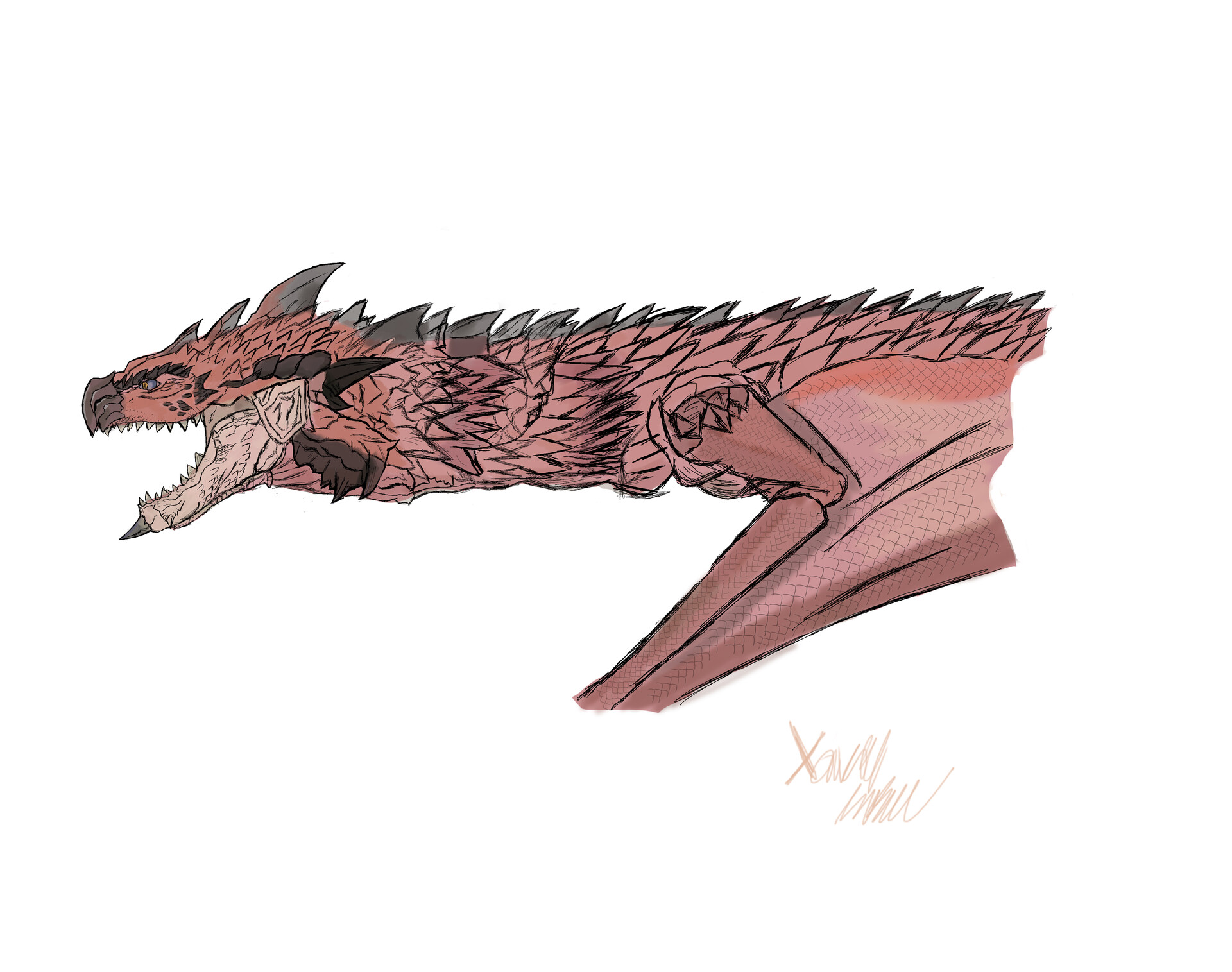 ArtStation - Rathalos Head