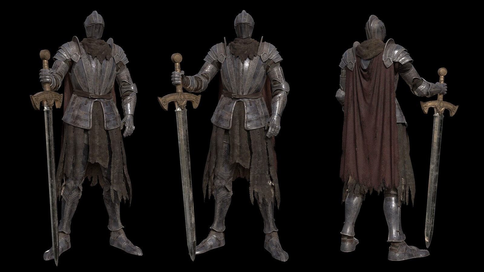 Da_jeong - FOR HONOR Cathedral Map Fan Art / 3D Environment Art _ Prop