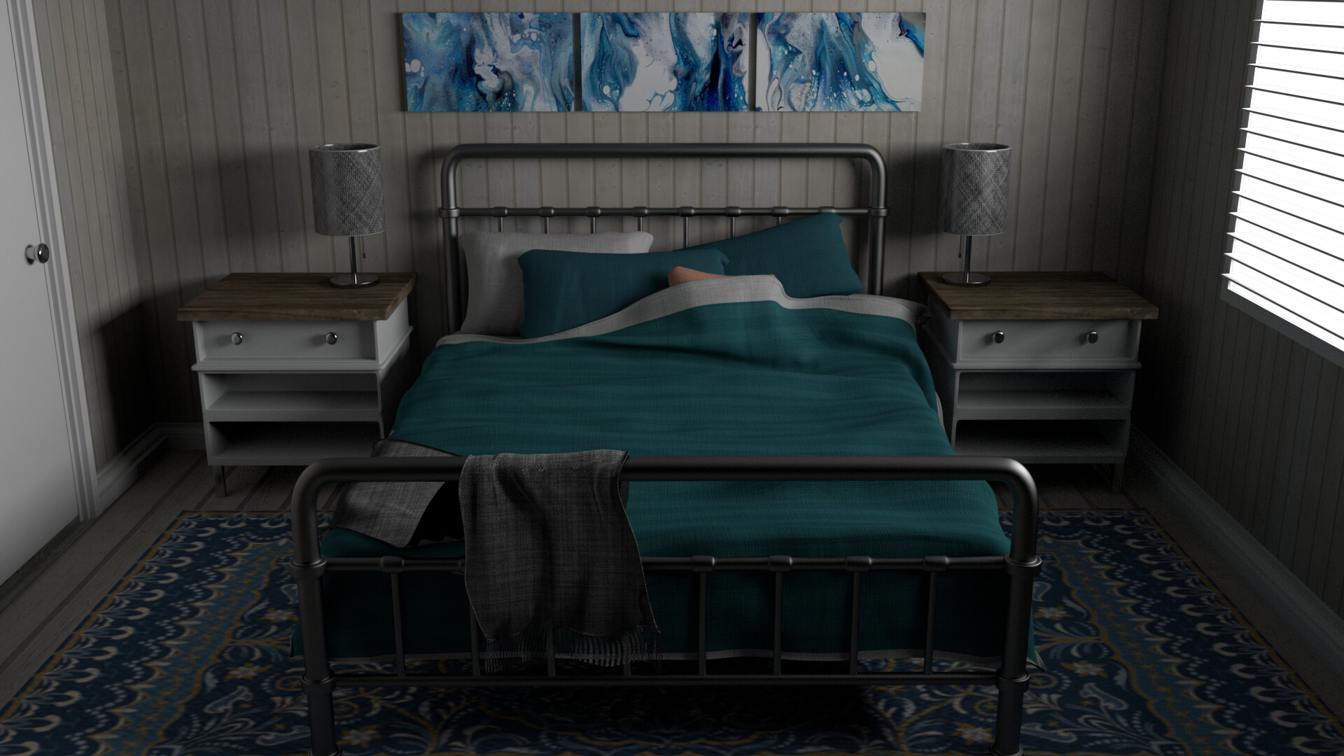 ArtStation - Realistic Bedroom