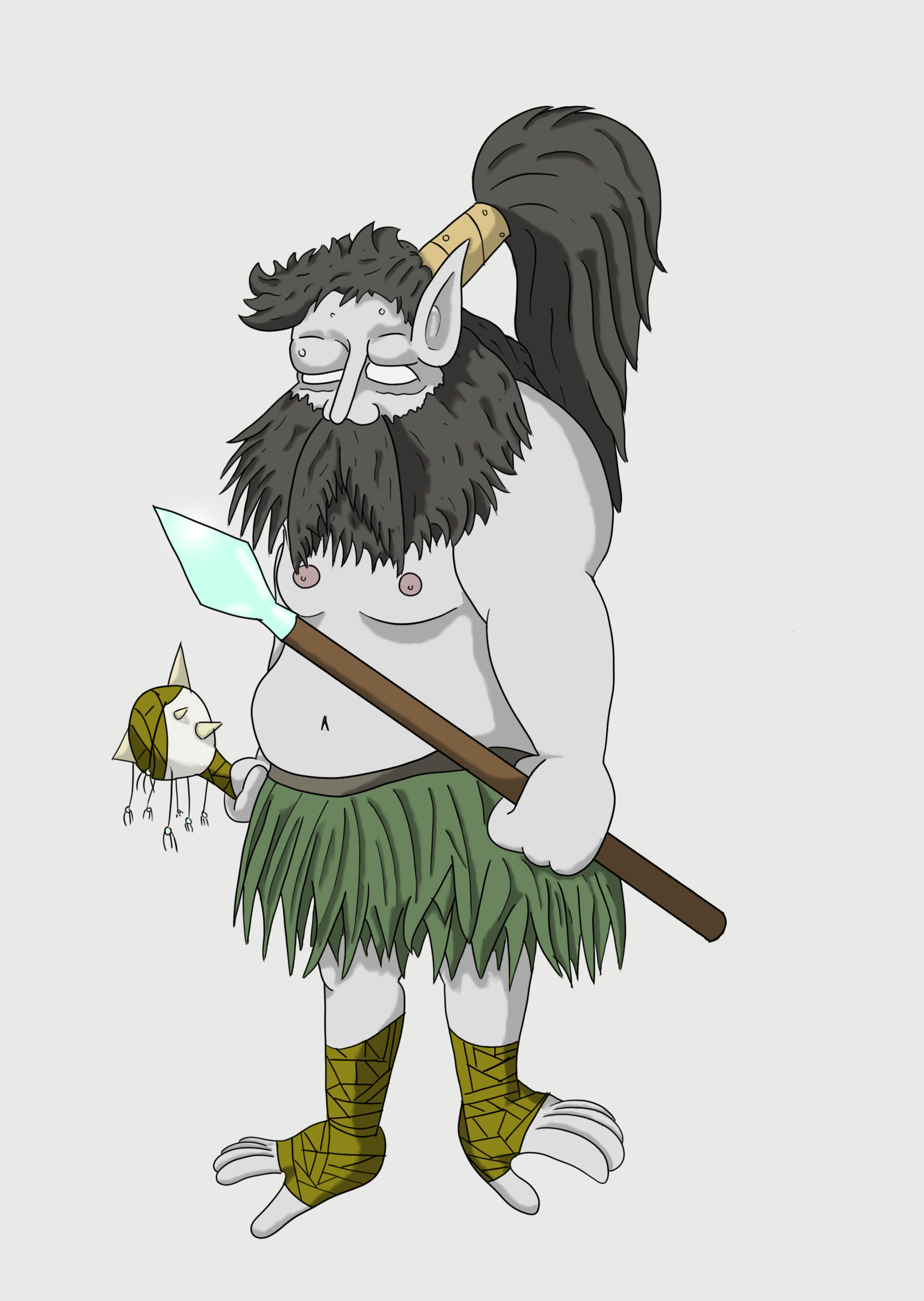 ArtStation - Wild Dwarf Warrior