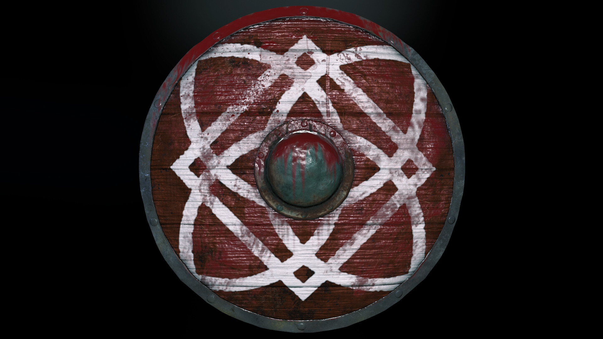 ArtStation - Vikings shield (gameready)