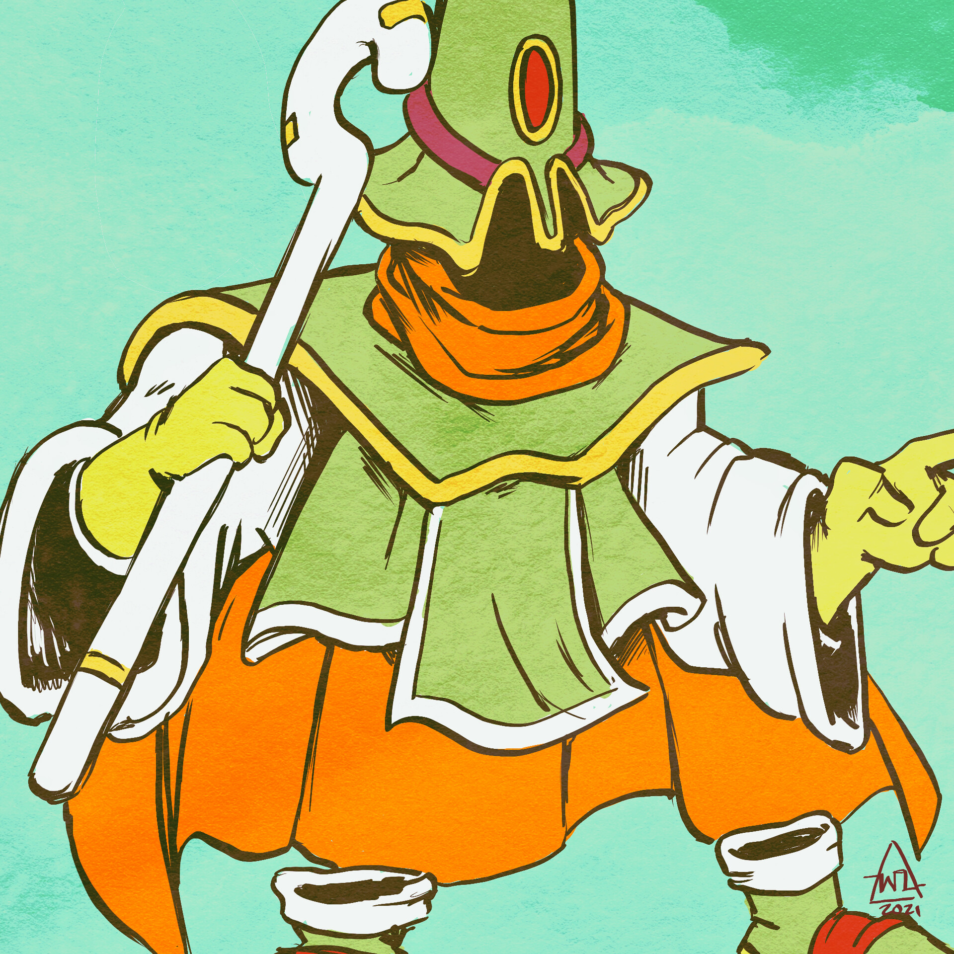 ArtStation - Day 260 - Wonder Monk