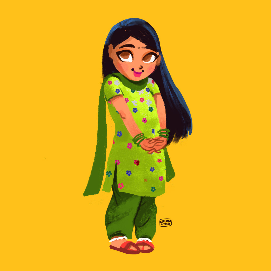 ArtStation - churidar