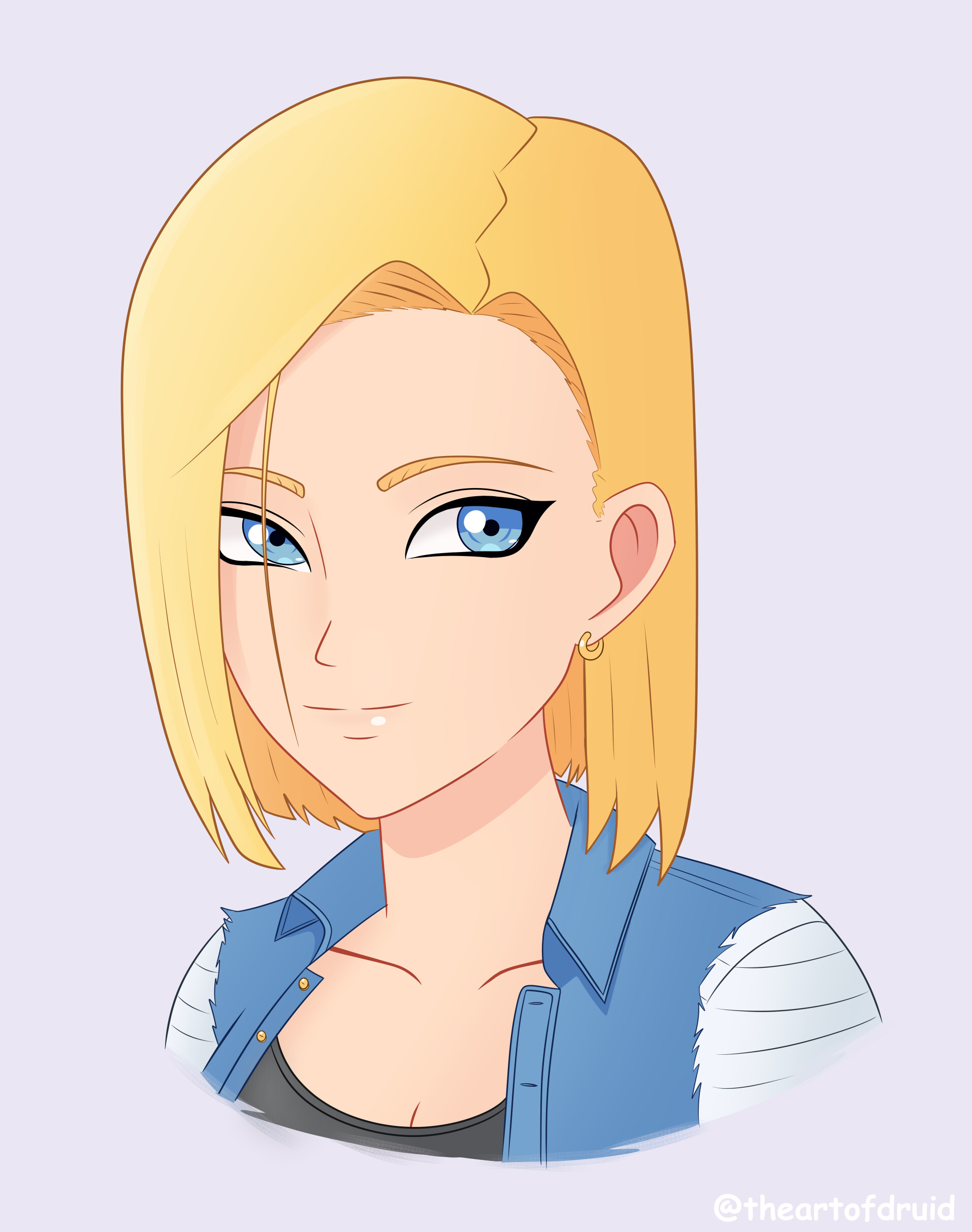 ArtStation - Android 18 - Dragon Ball