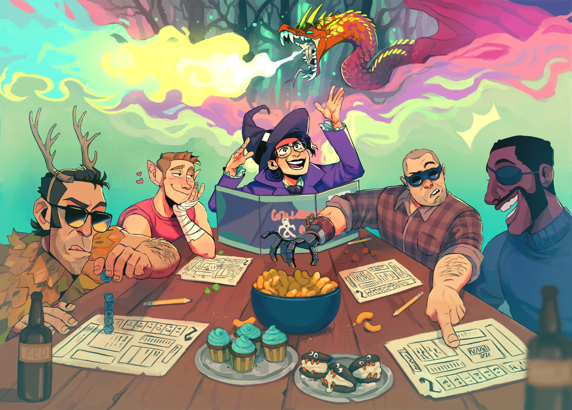 ArtStation - Team Fortress 2 Calendar - G&G night