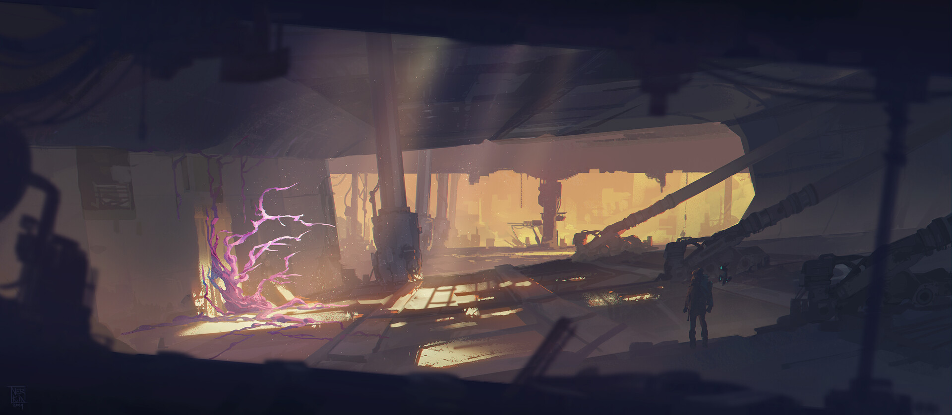 ArtStation - Sci-Fi abandoned factory