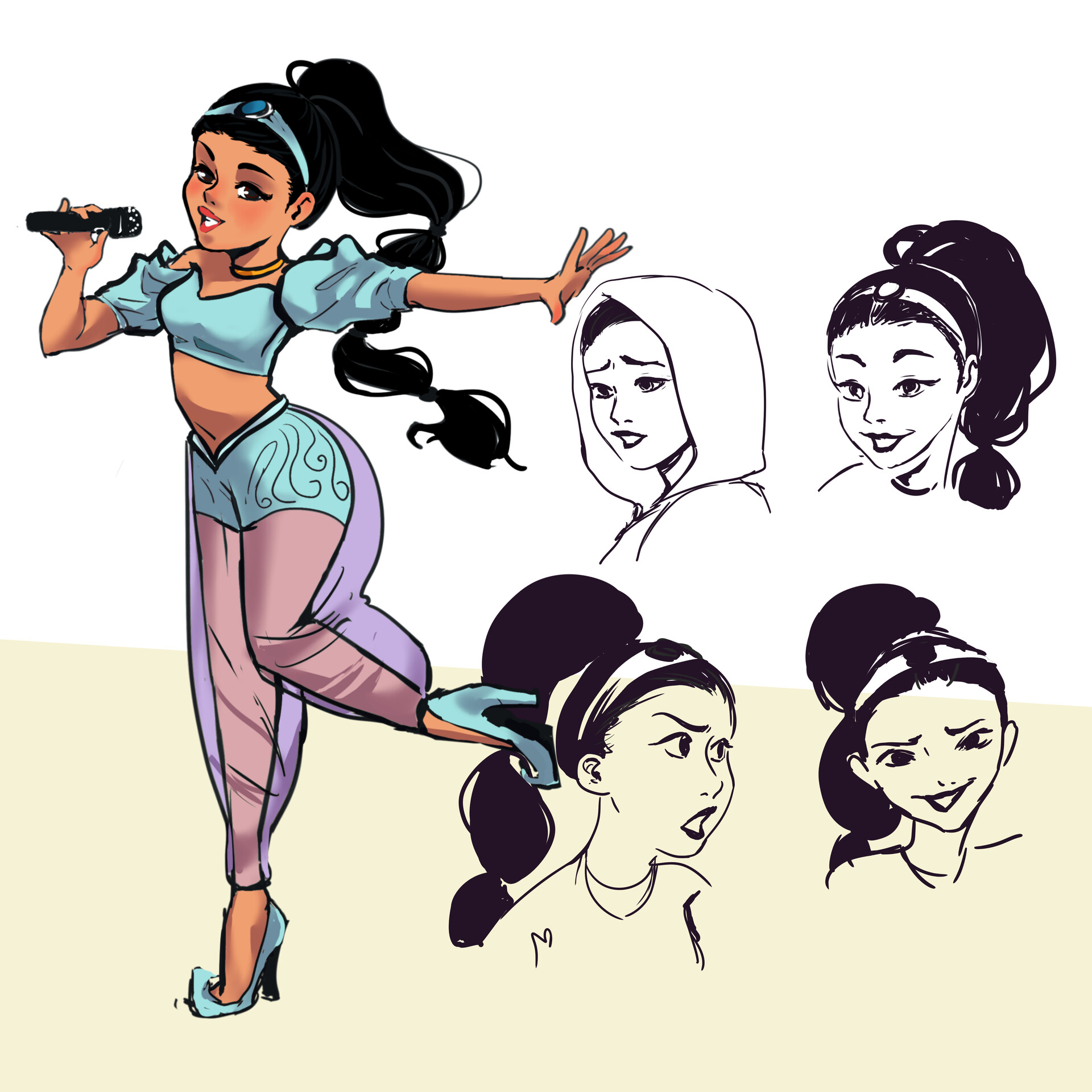 Isabela Lins Flores - Alladin releitura