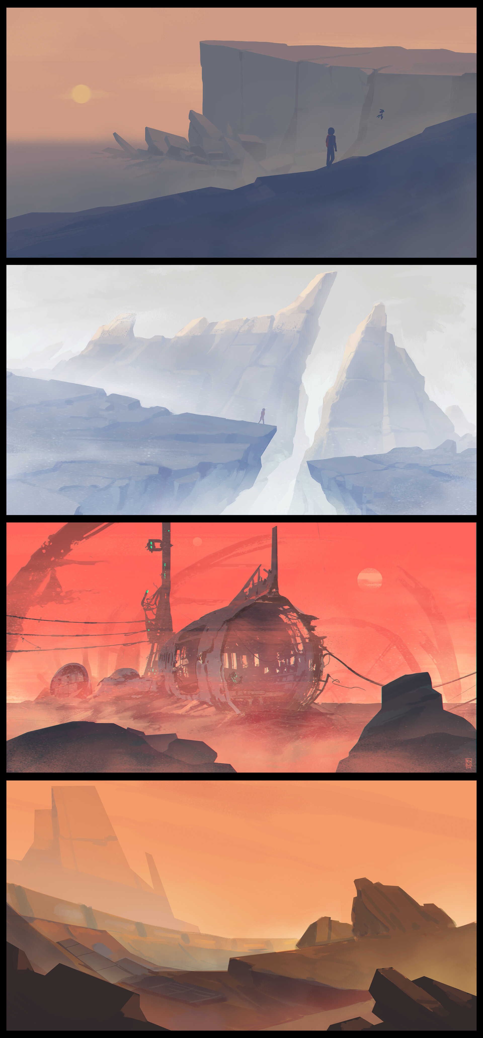 ArtStation - Sci-Fi planets concept #3