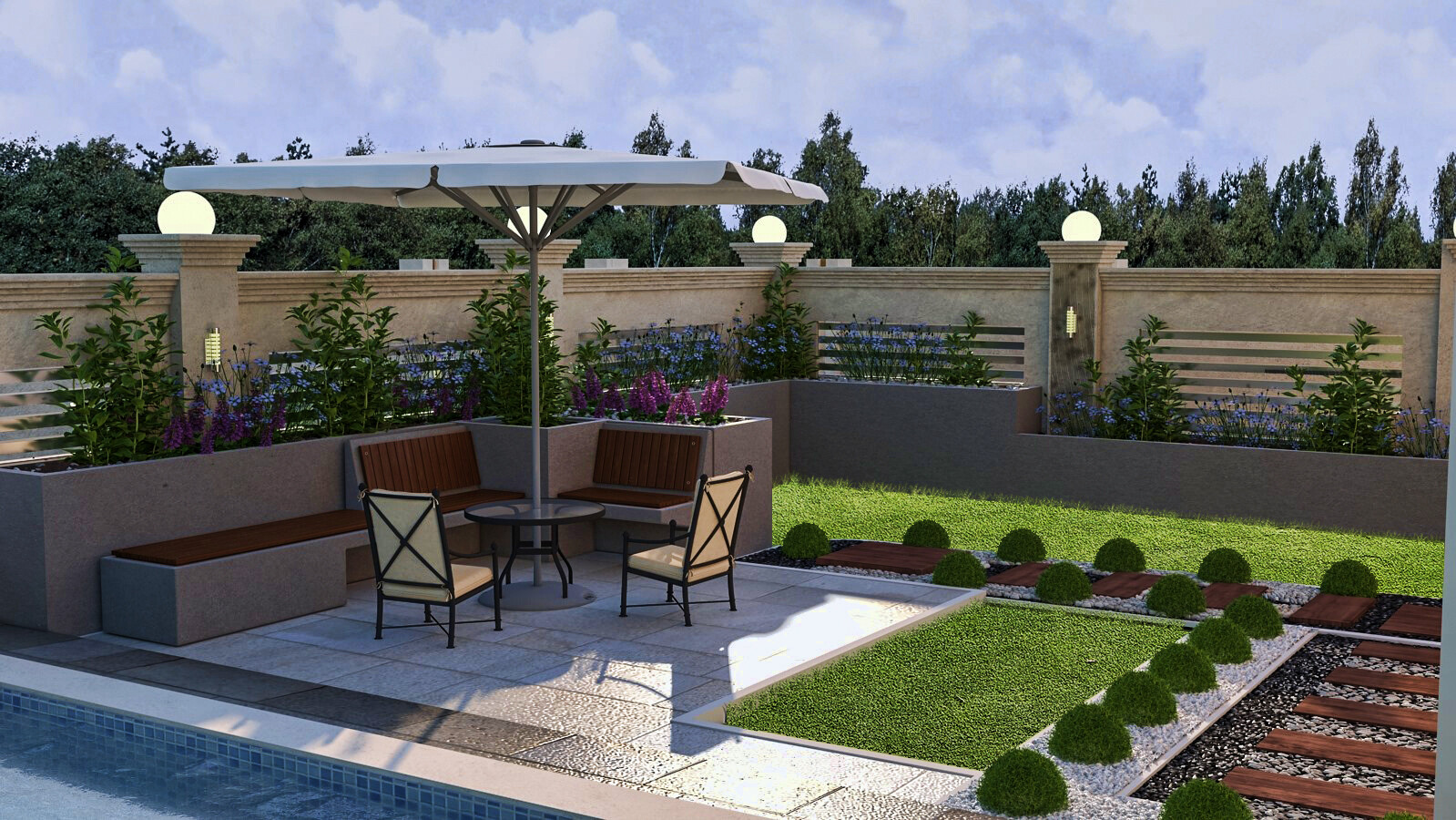 ArtStation - Small Villa Landscape