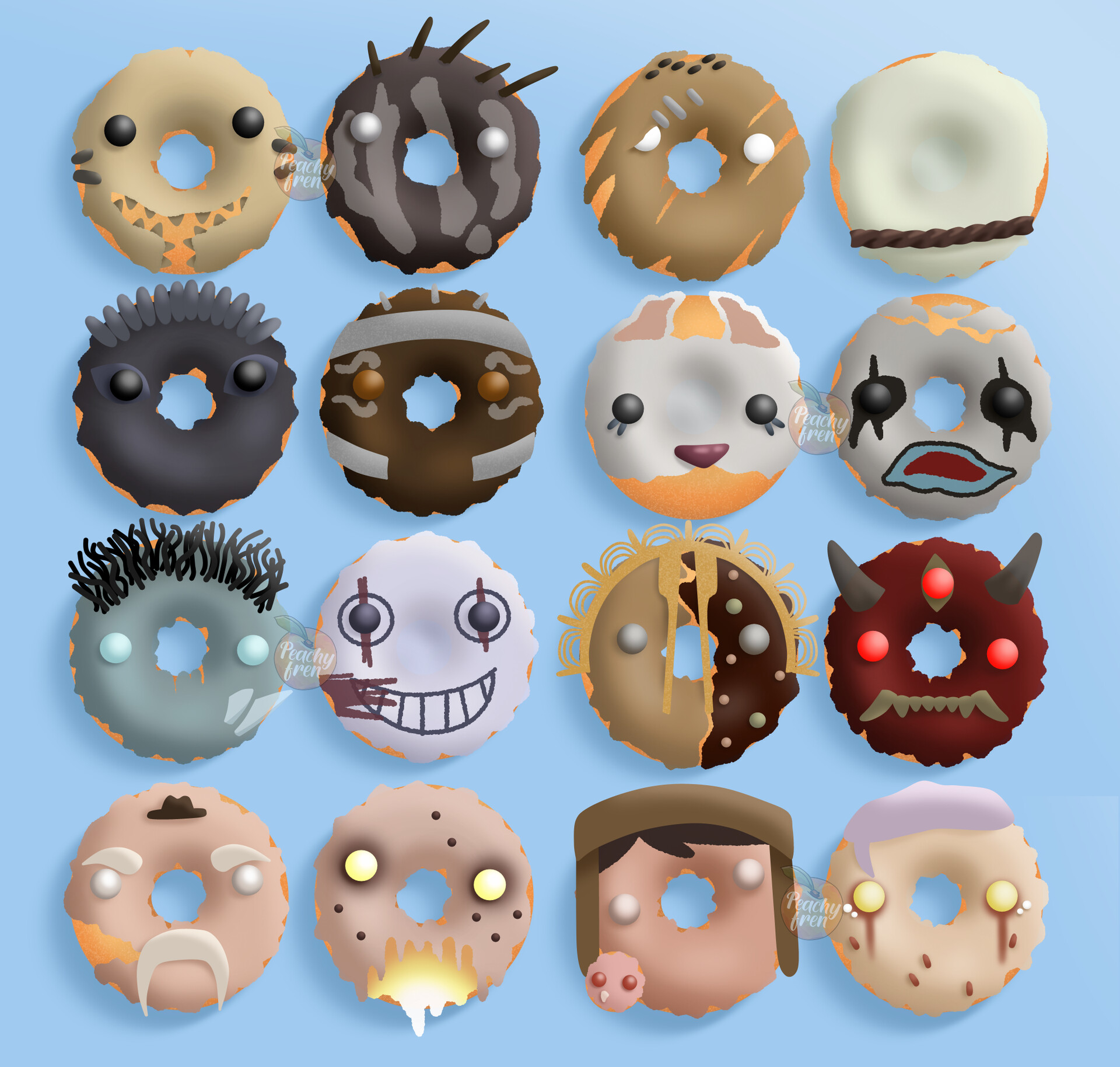 peachyfren - Killer Donuts