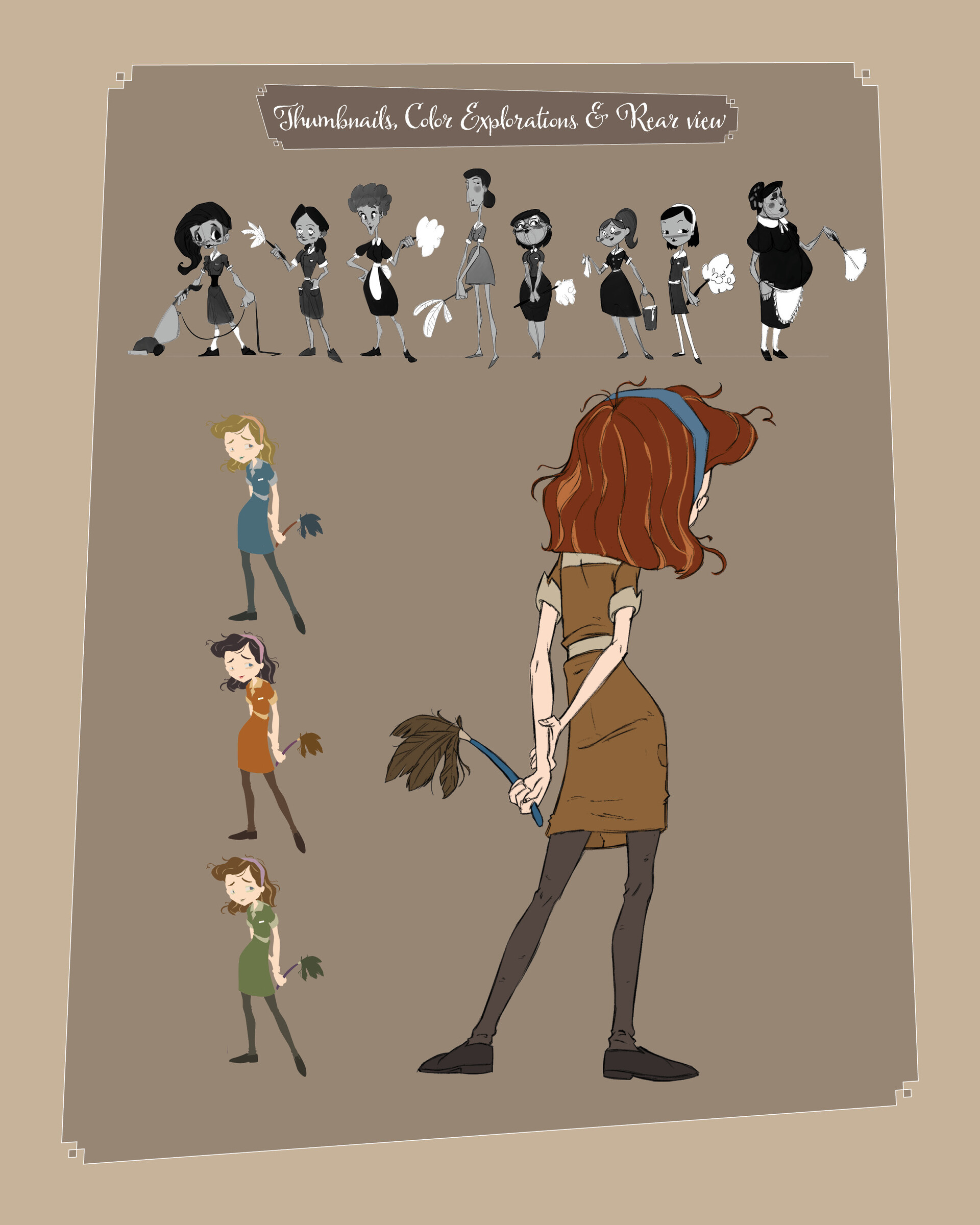 Benjamin Arnold (Ben Arnold Art) - Emilie, The Housekeeper from ...