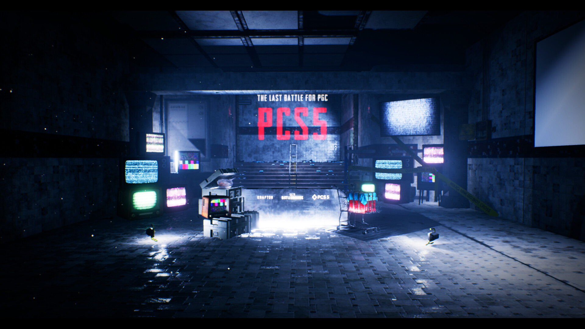 ArtStation - 3D Studio live broadcast PUBG PCS5 APAC