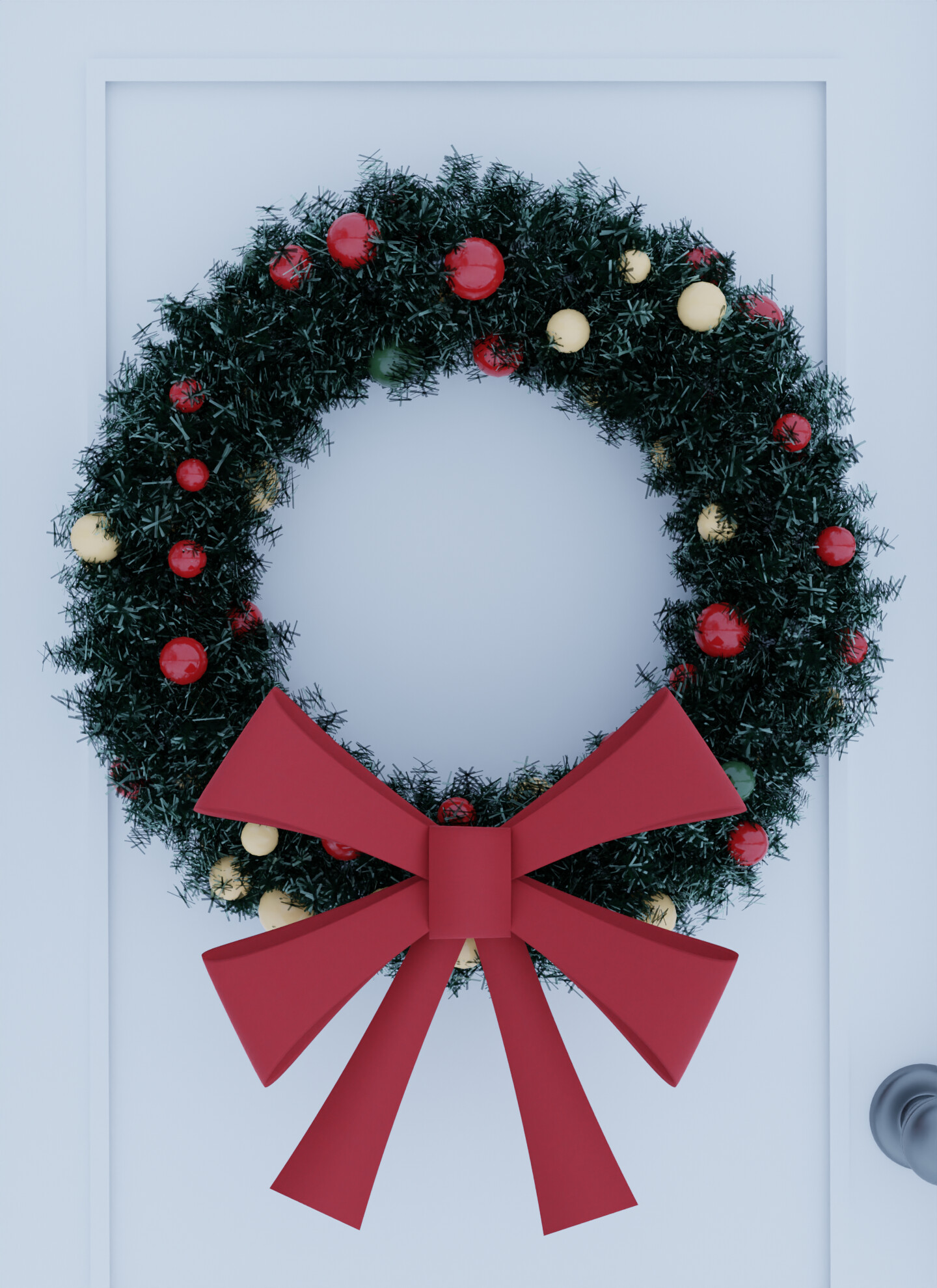 ArtStation - Christmas Wreath