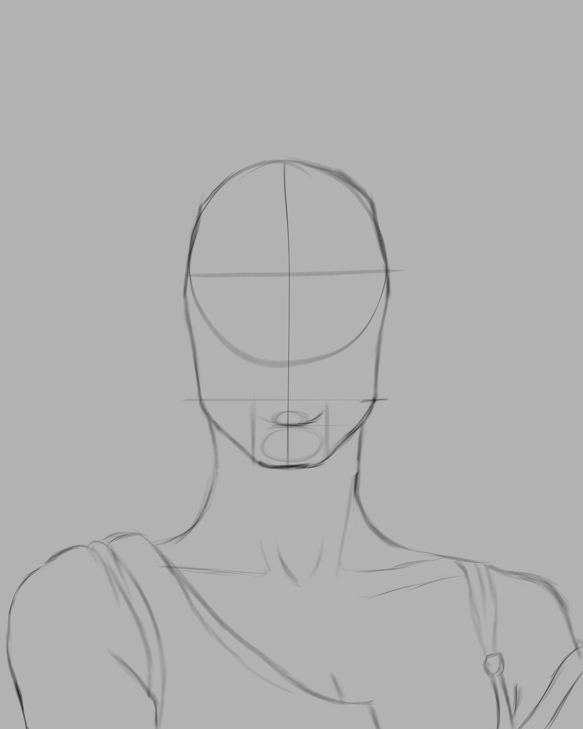 disgusted face expression drawing