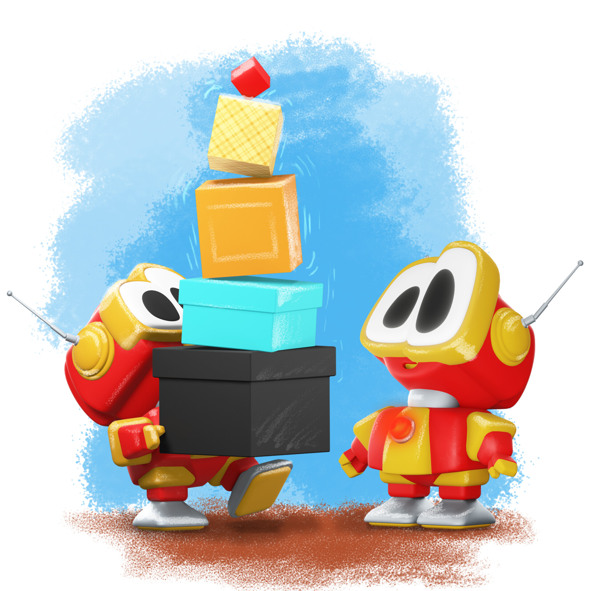 ArtStation - Robo Game Concept