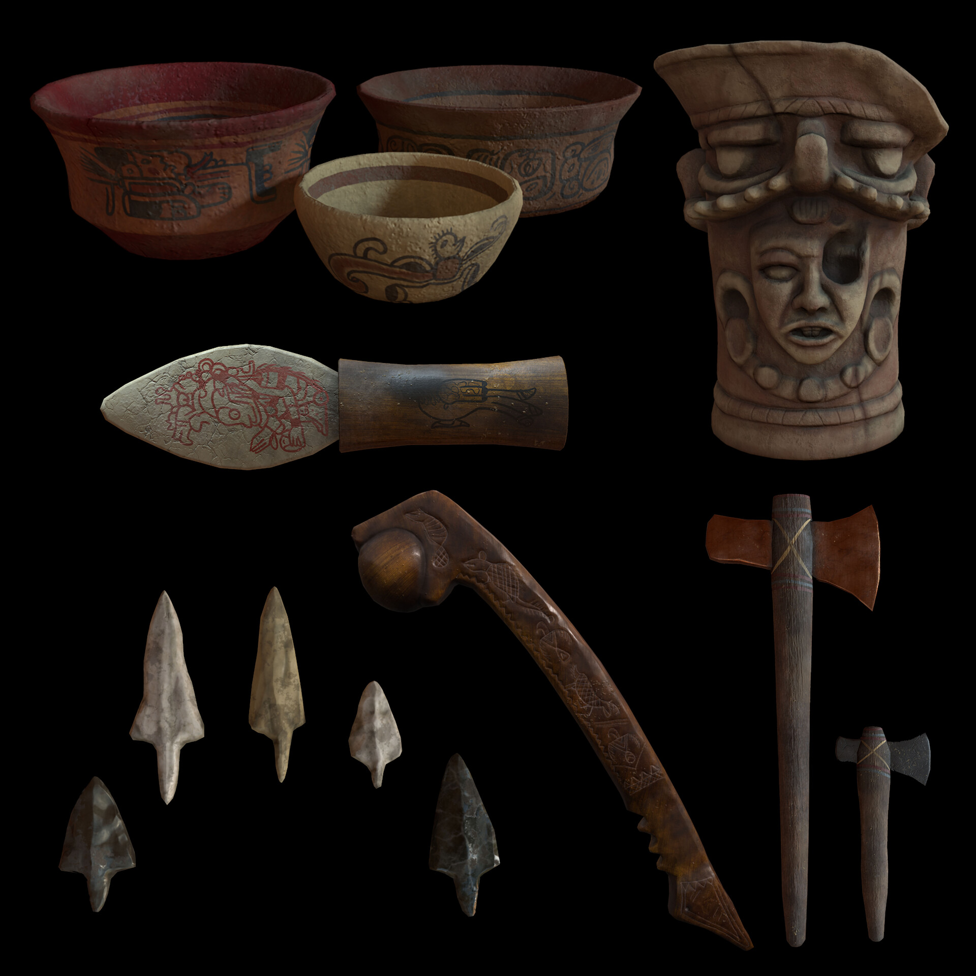 ArtStation - Small props and weapons