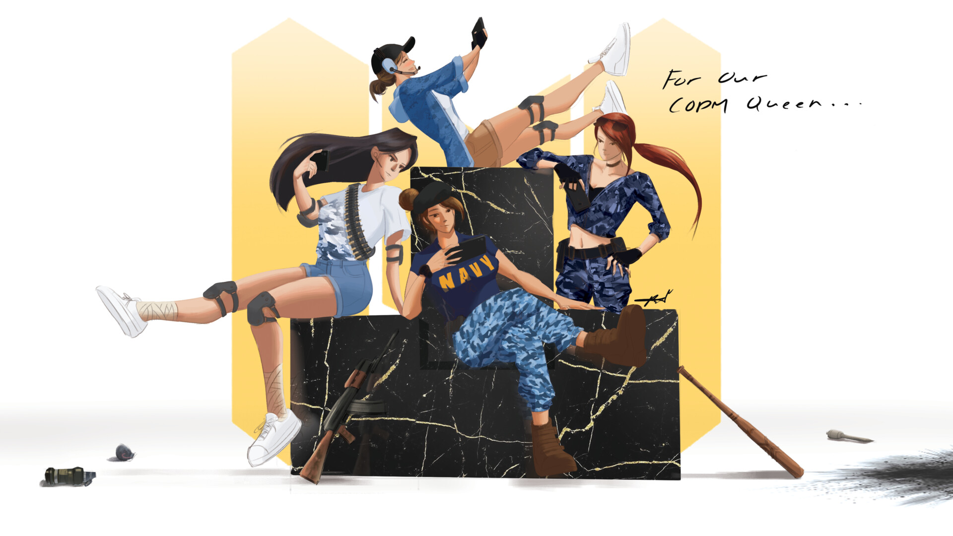 ArtStation - Music Video - De Queen (Call of Duty Fanart)