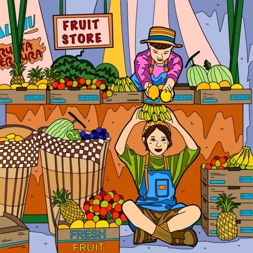 ArtStation - Fruit Store