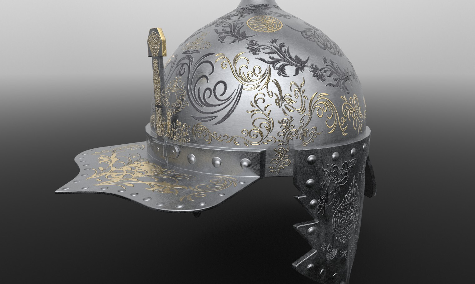 ArtStation - Saracen Helmet