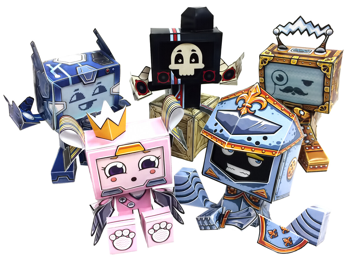 ArtStation - Paper robots