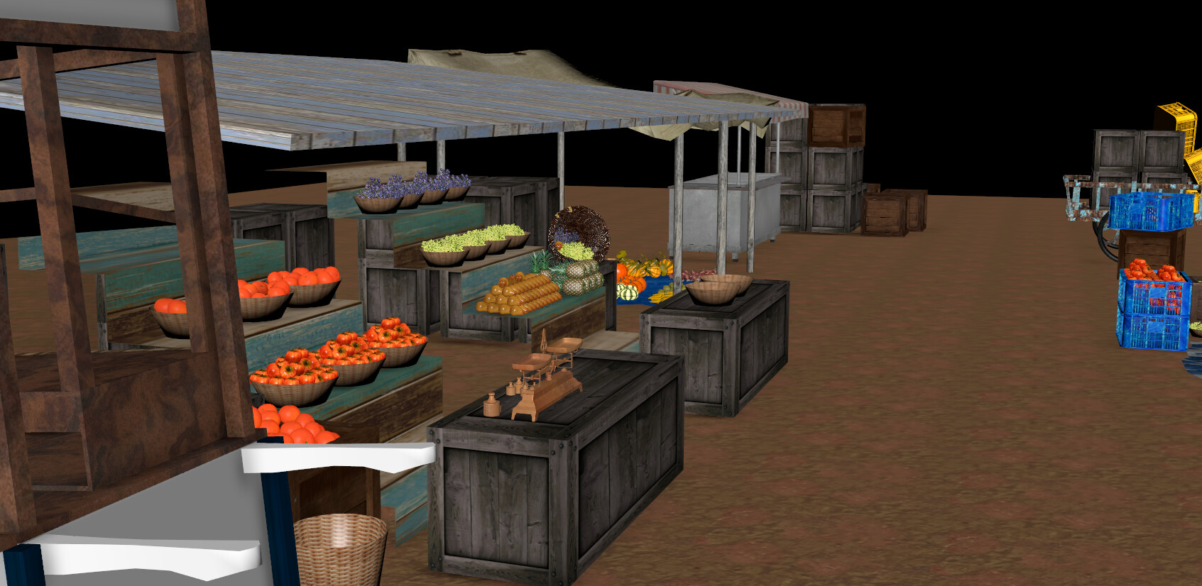 ArtStation - Market 3D Model