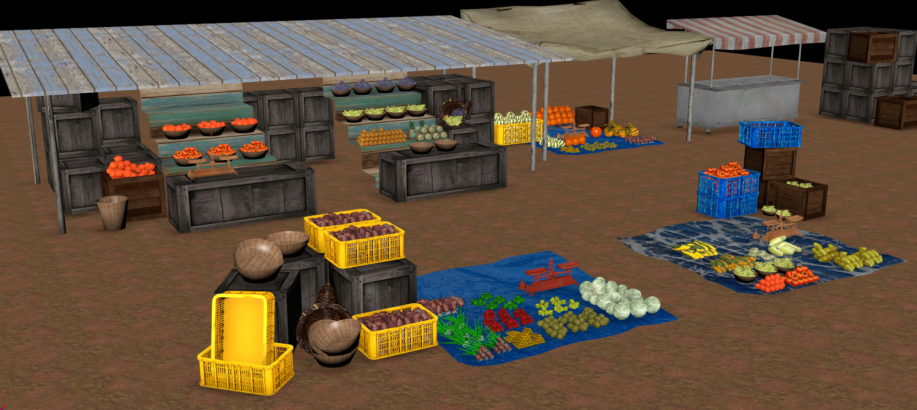 Akshay Kumar - Market 3D Model