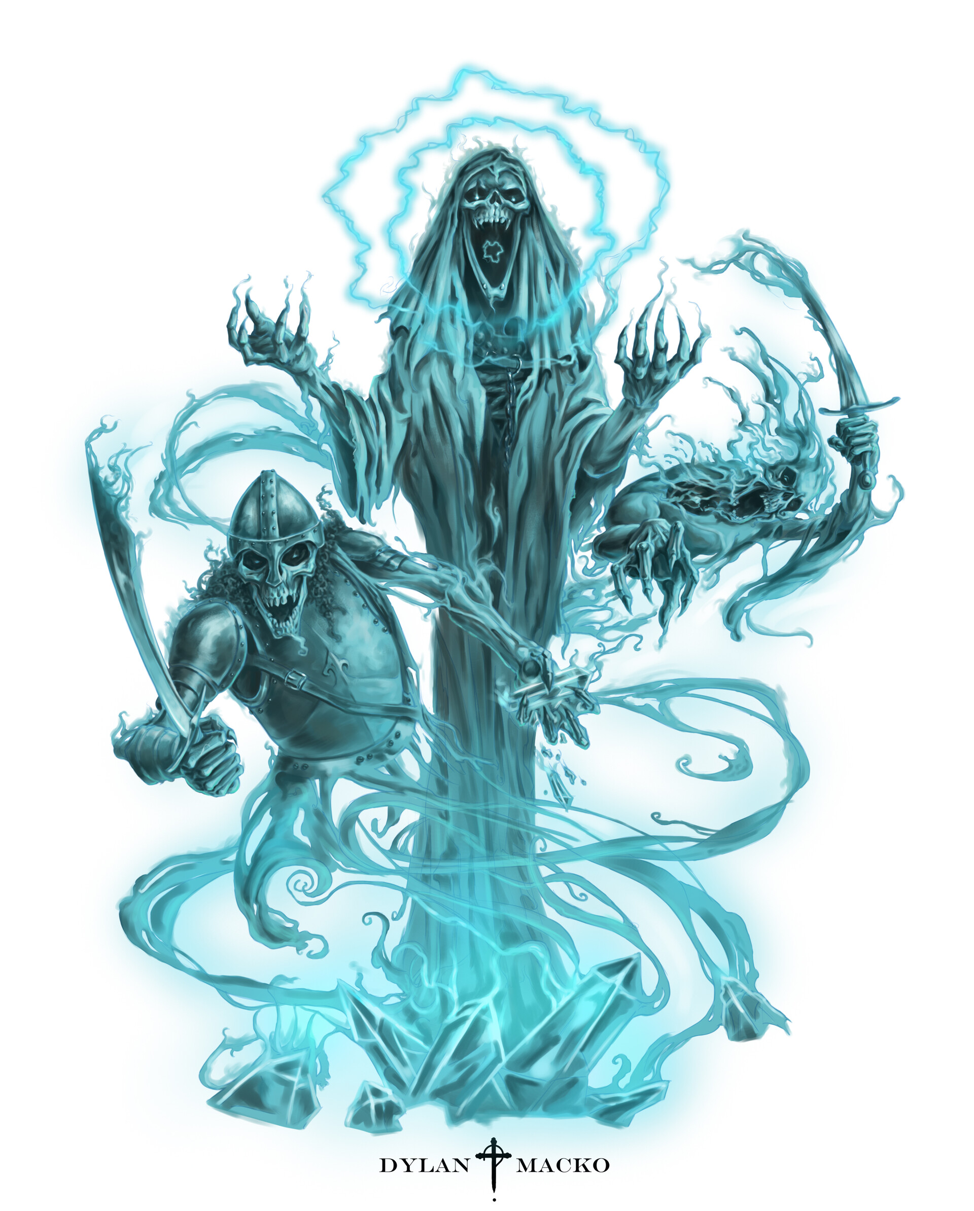 ArtStation - Dark Shrine Spirits "Dungeon Drop Ins"