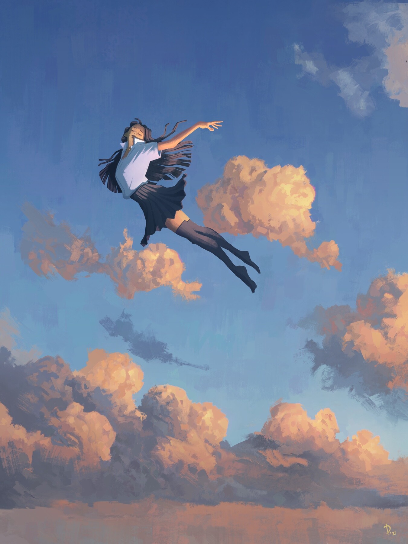 ArtStation - She’s wild #2 - Colab with @caitlin_wing