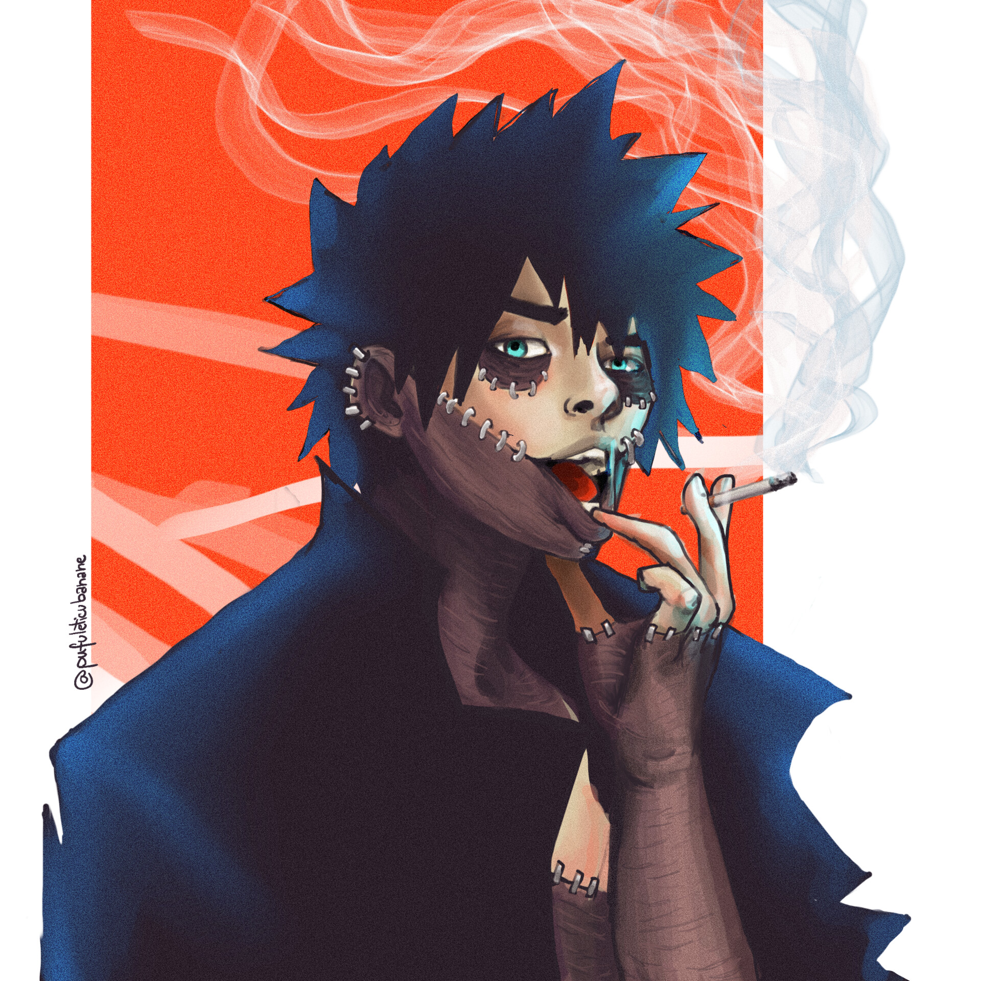 ArtStation - Dabi portrait