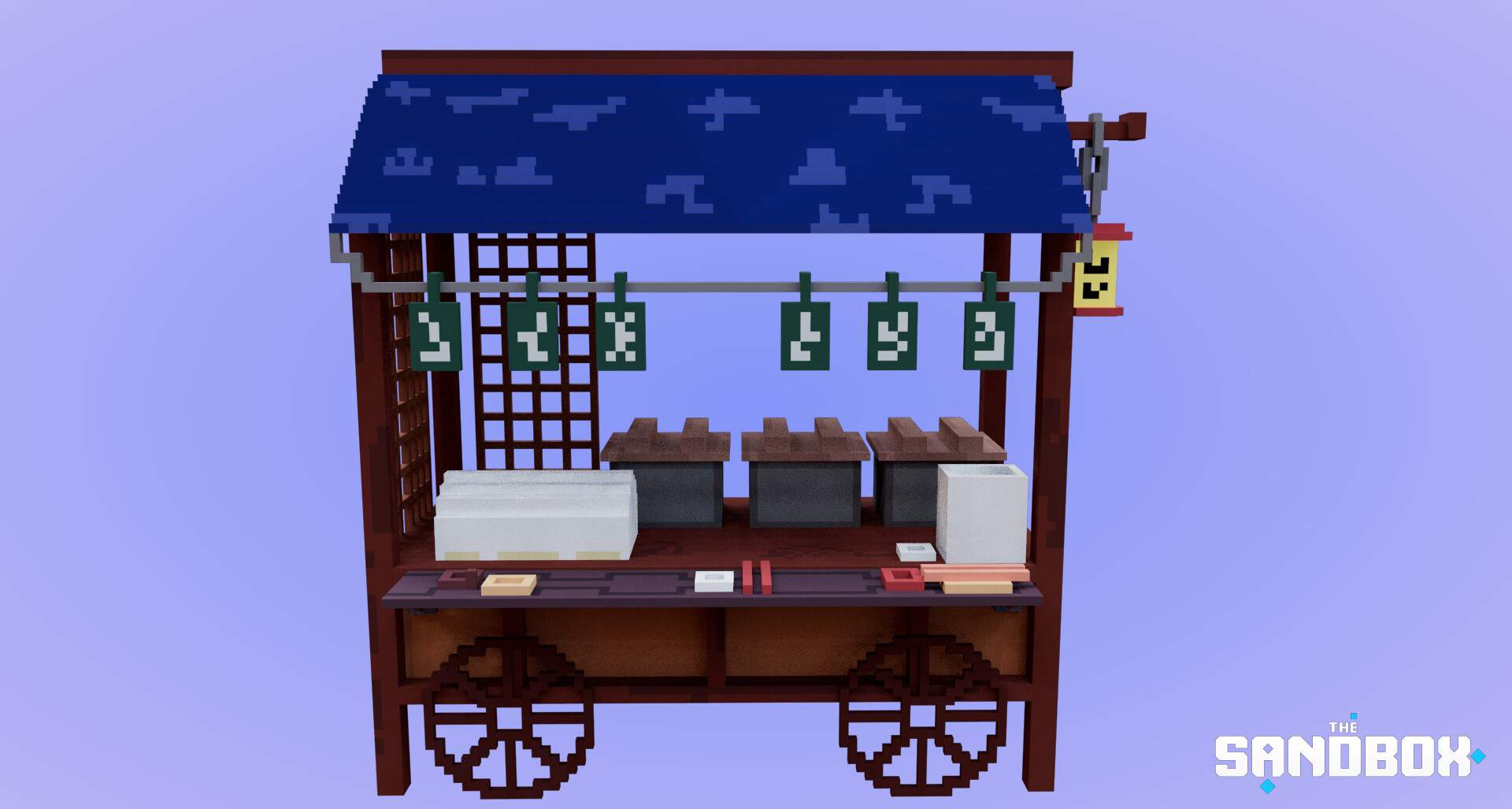 ArtStation - Sushi stand