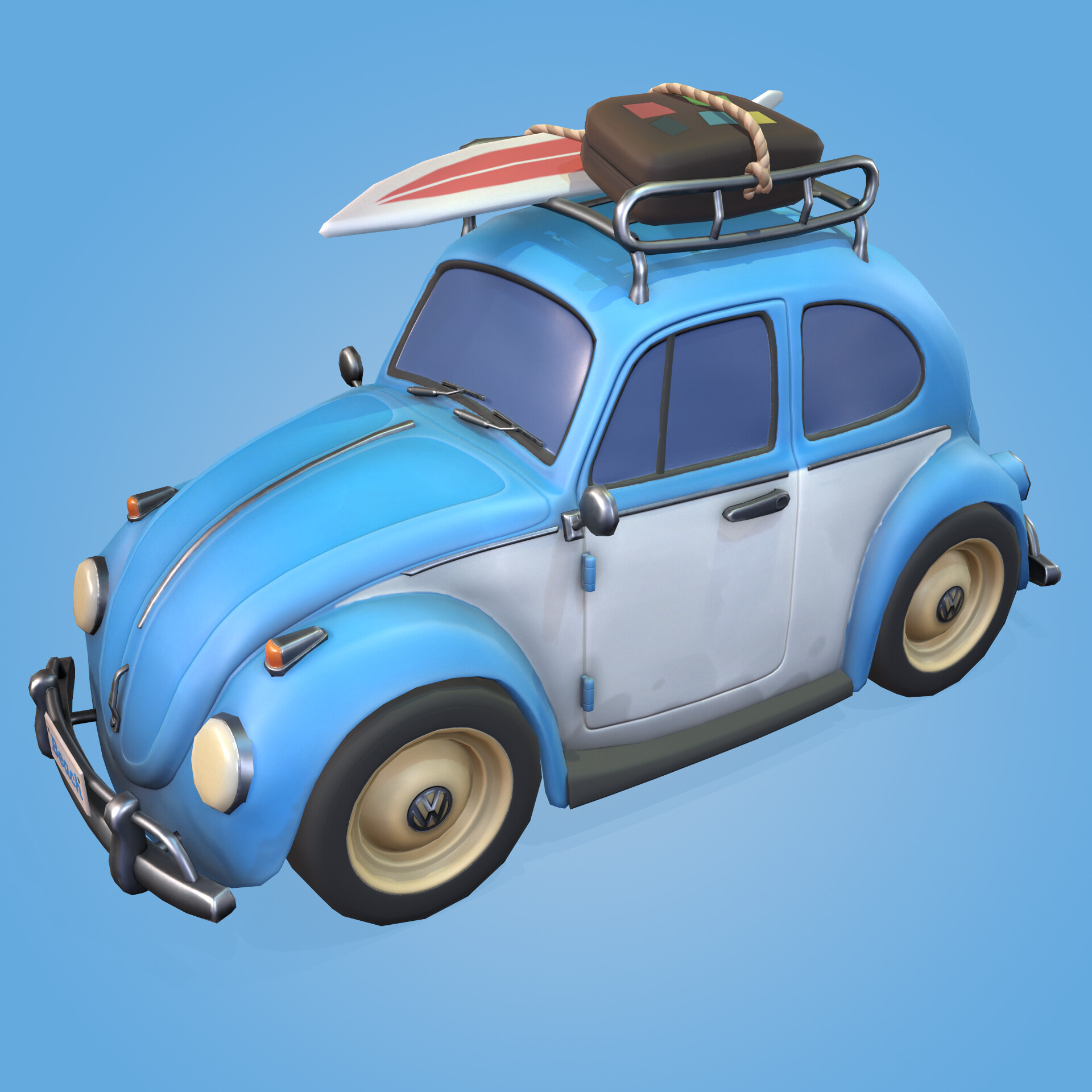 Natane Scarpi - Stylized VW Beetle