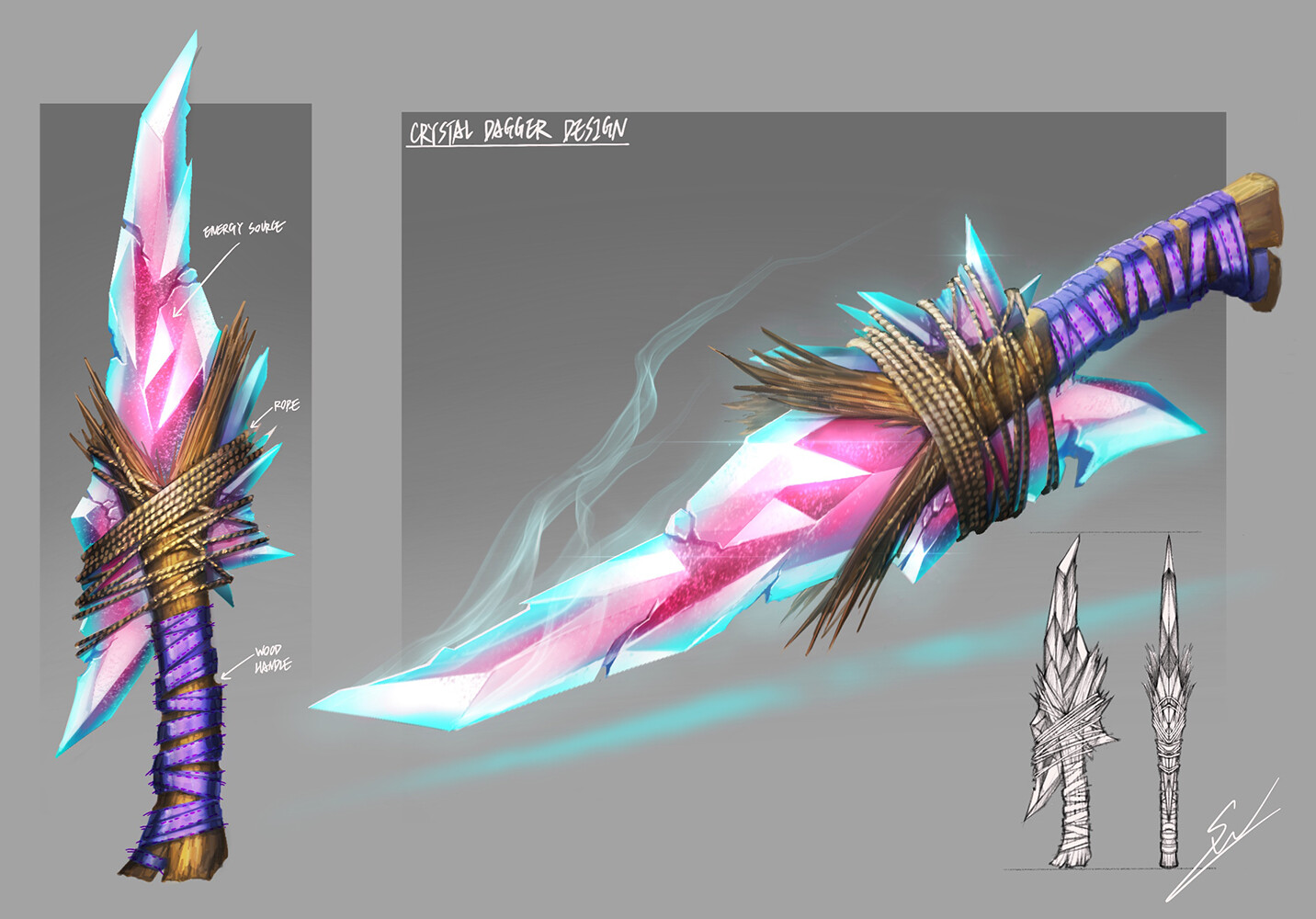 ArtStation - Crystal Dagger