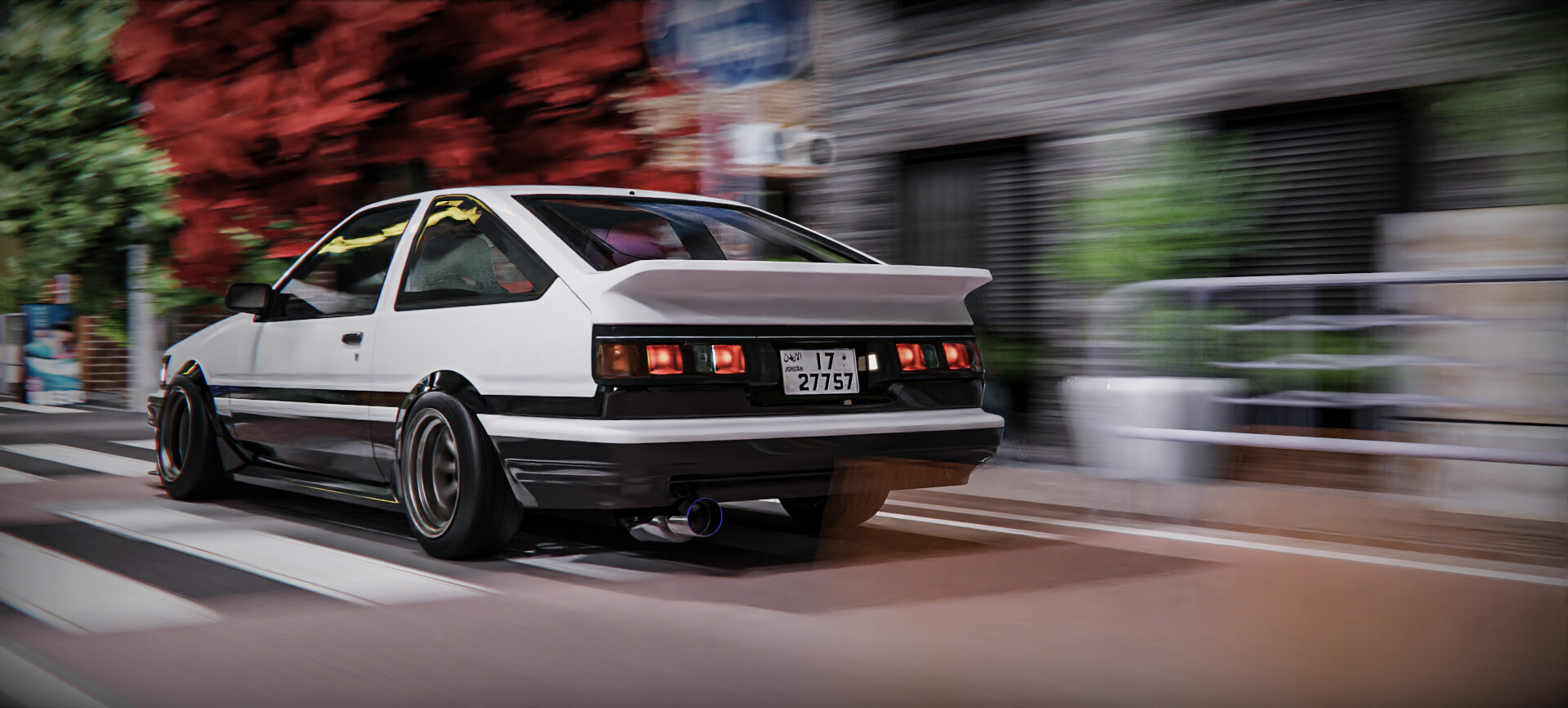 ArtStation - Night Rollin AE86