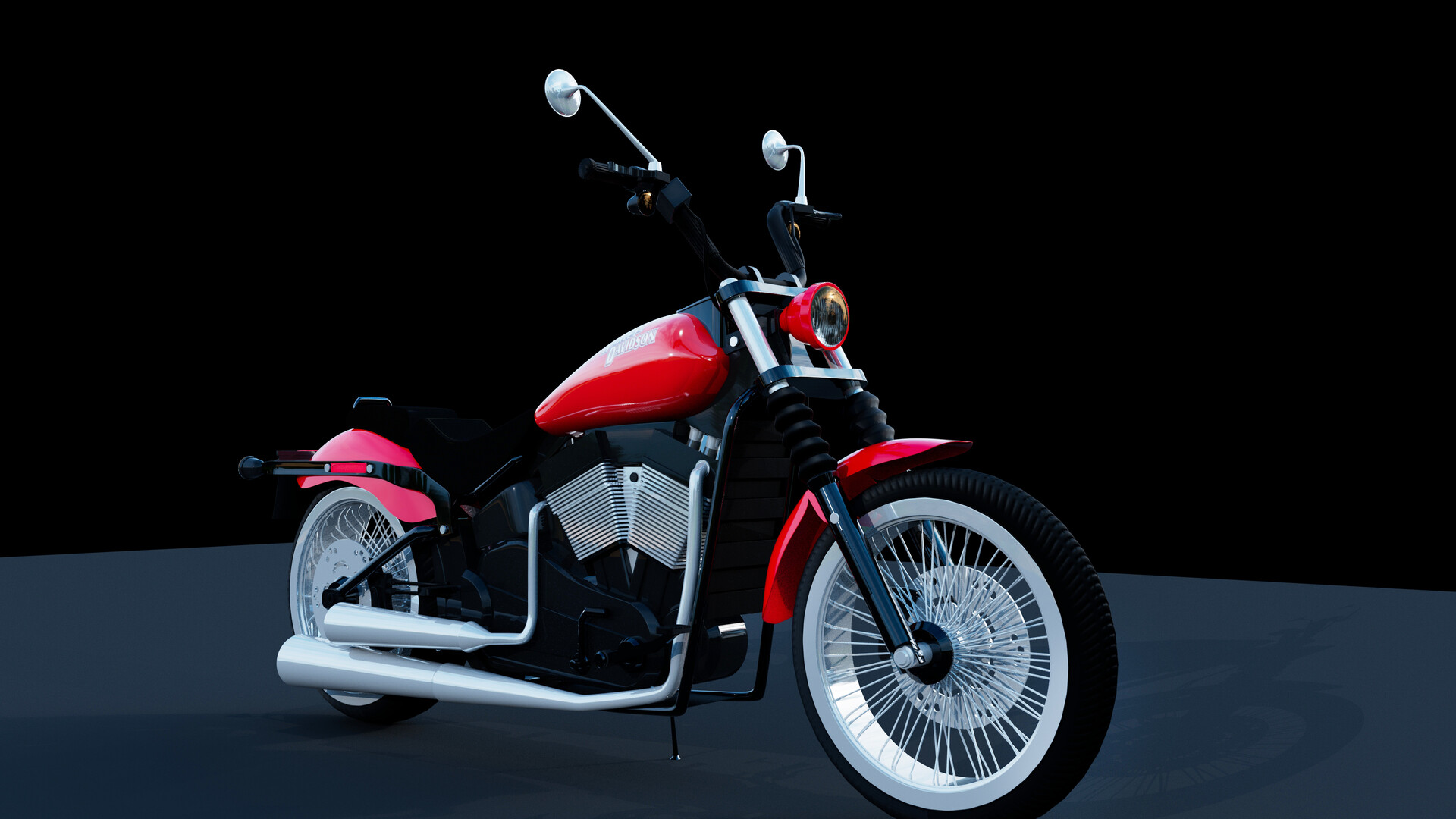 ArtStation - Harley Davidson Bike